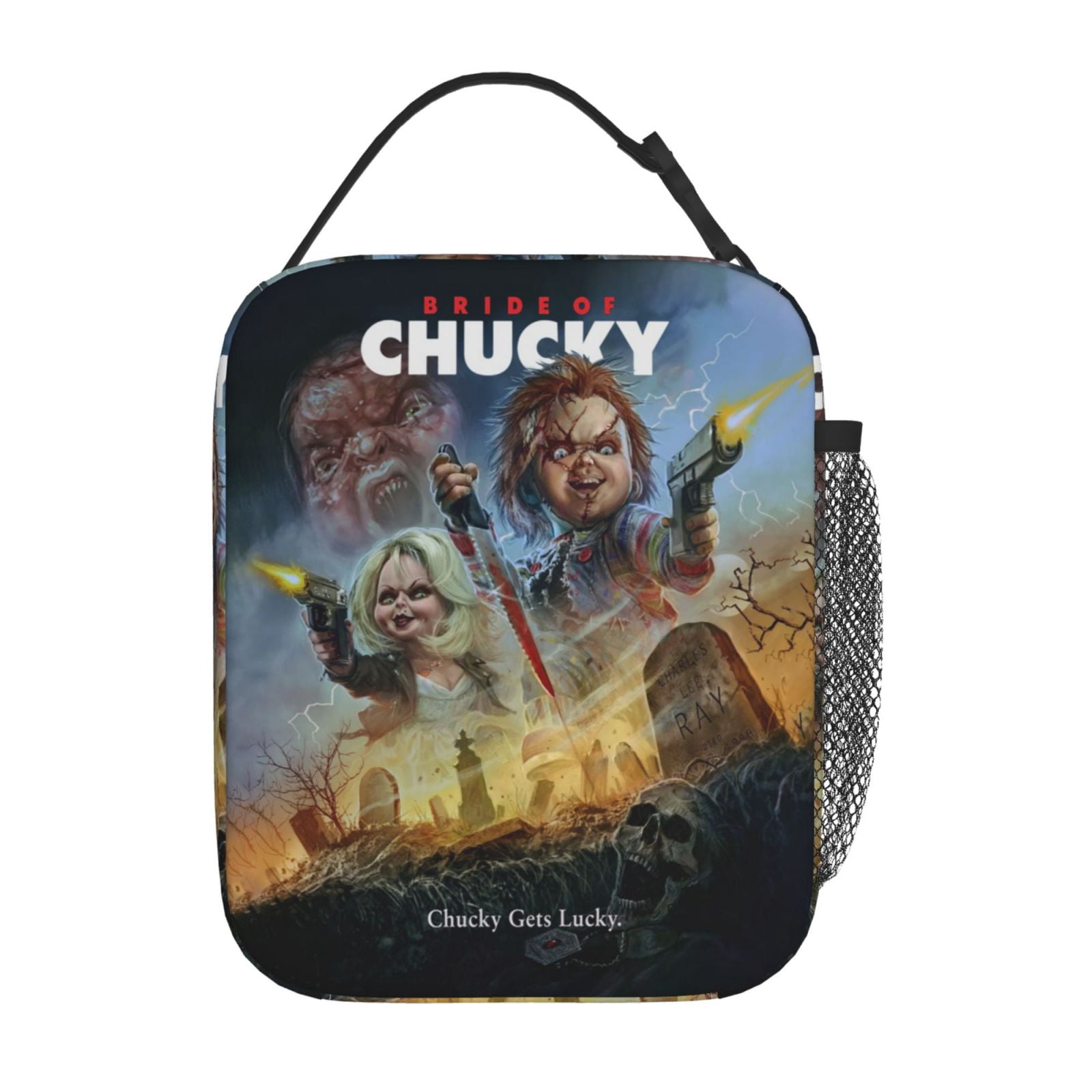 Bride of Chucky Lunch Bag Box Insulated Tote Bag Cool Lunch Bags for ...