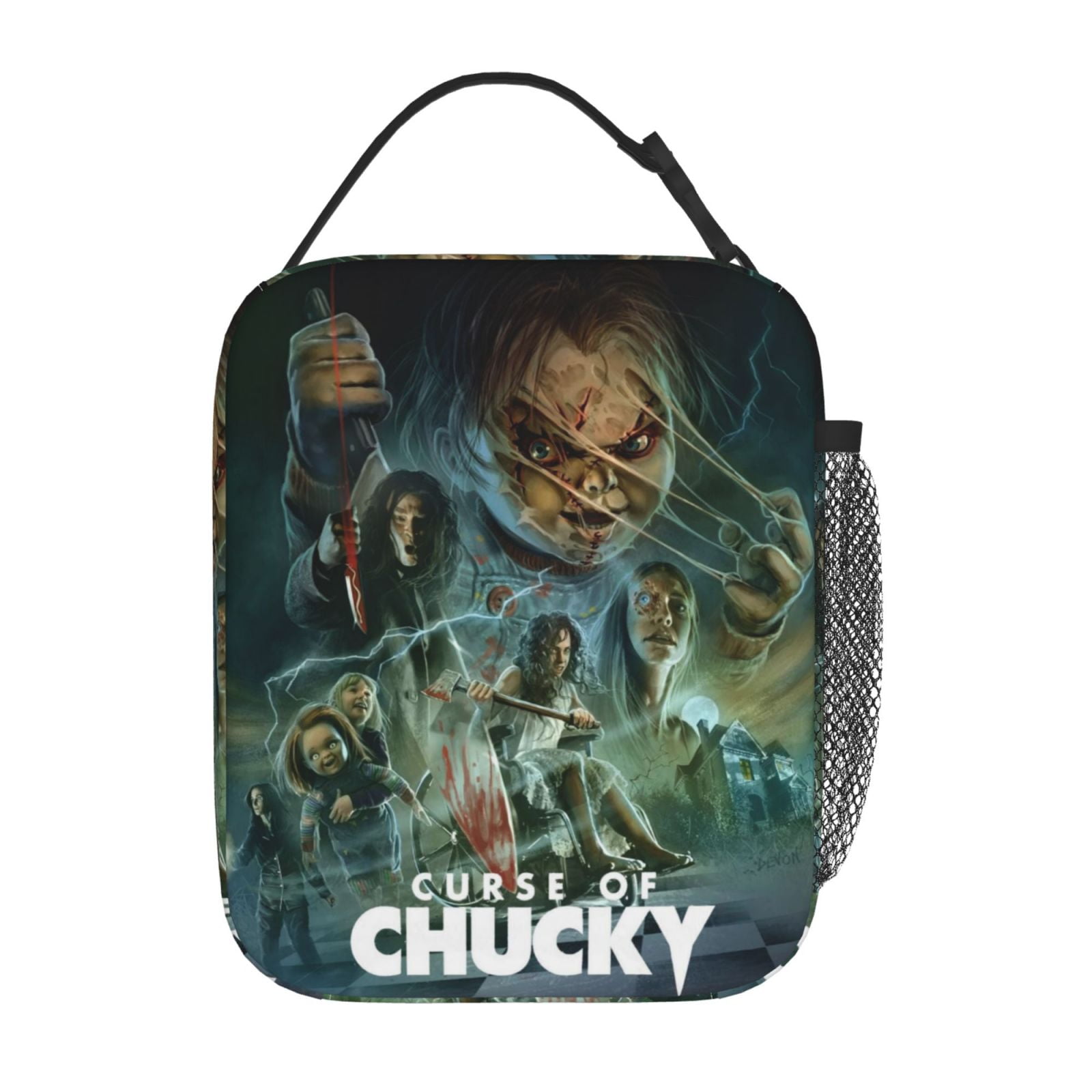 Bride of Chucky Lunch Bag Box Insulated Tote Bag Cool Lunch Bags for ...