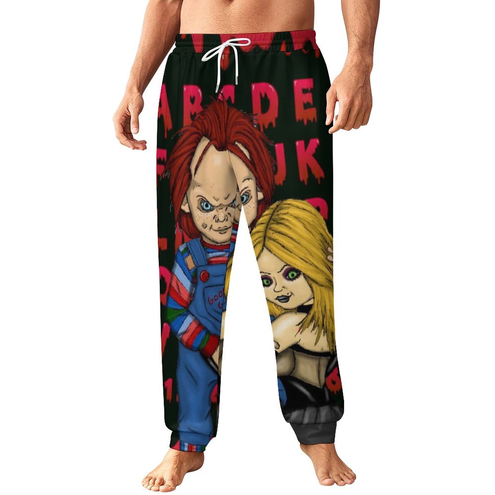 Bride of Chucky Men's Athletic Joggers Stretch Sweatpants Running ...