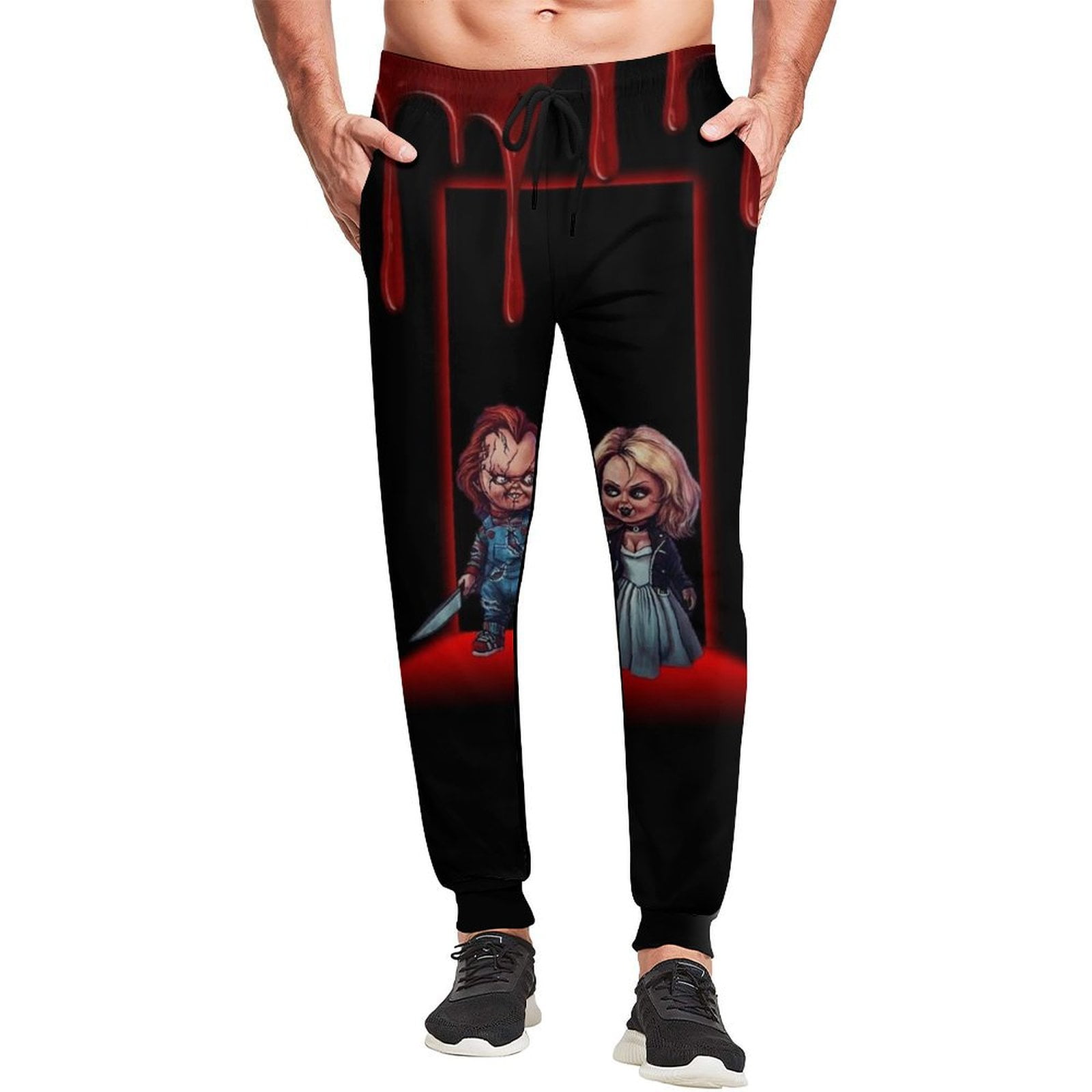 Bride of Chucky Mens Sweatpants Casual Jogger Pants Elastic Waistband ...