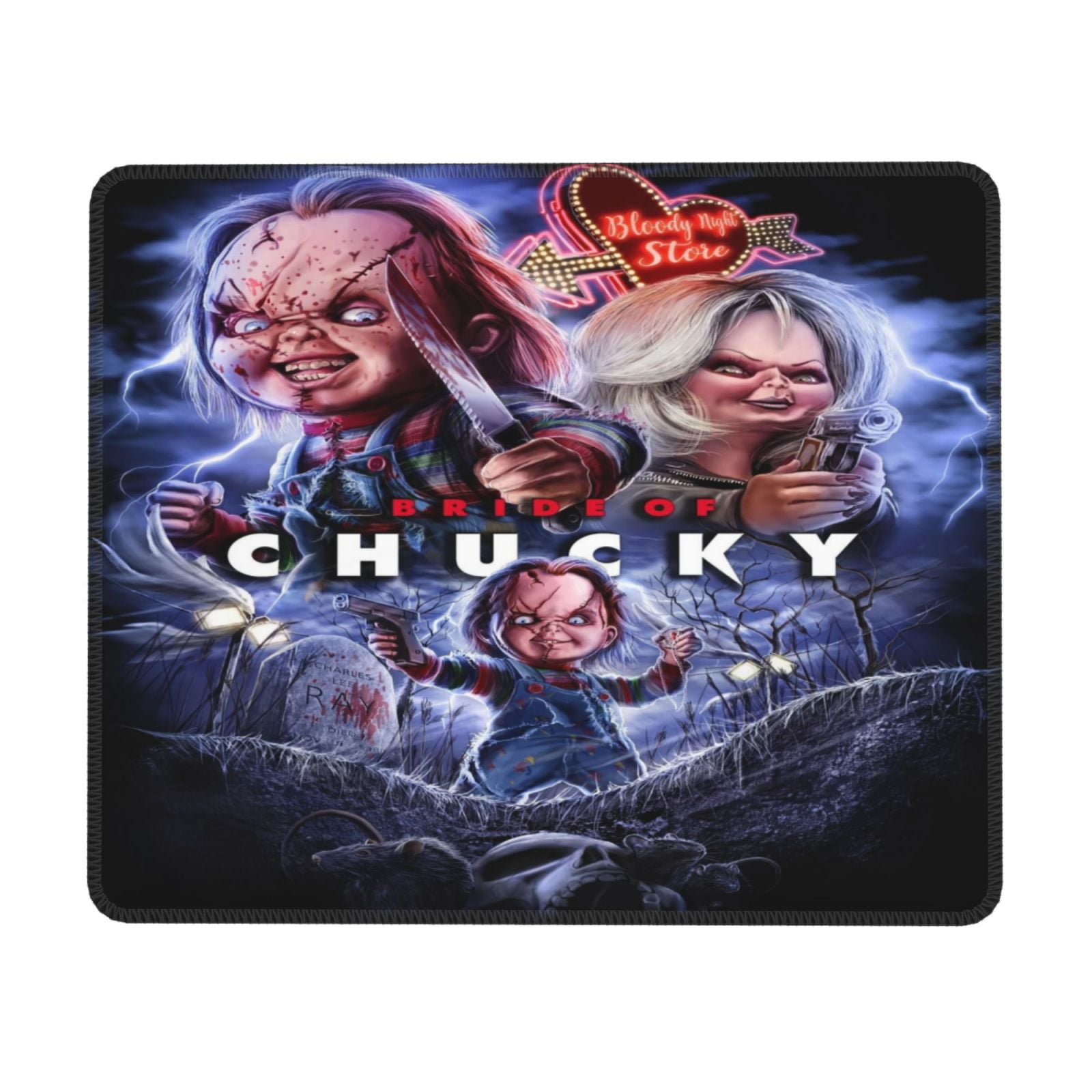 Bride of Chucky Mouse Pad Non Slip Rubber Mouse Pad for Computer Laptop ...