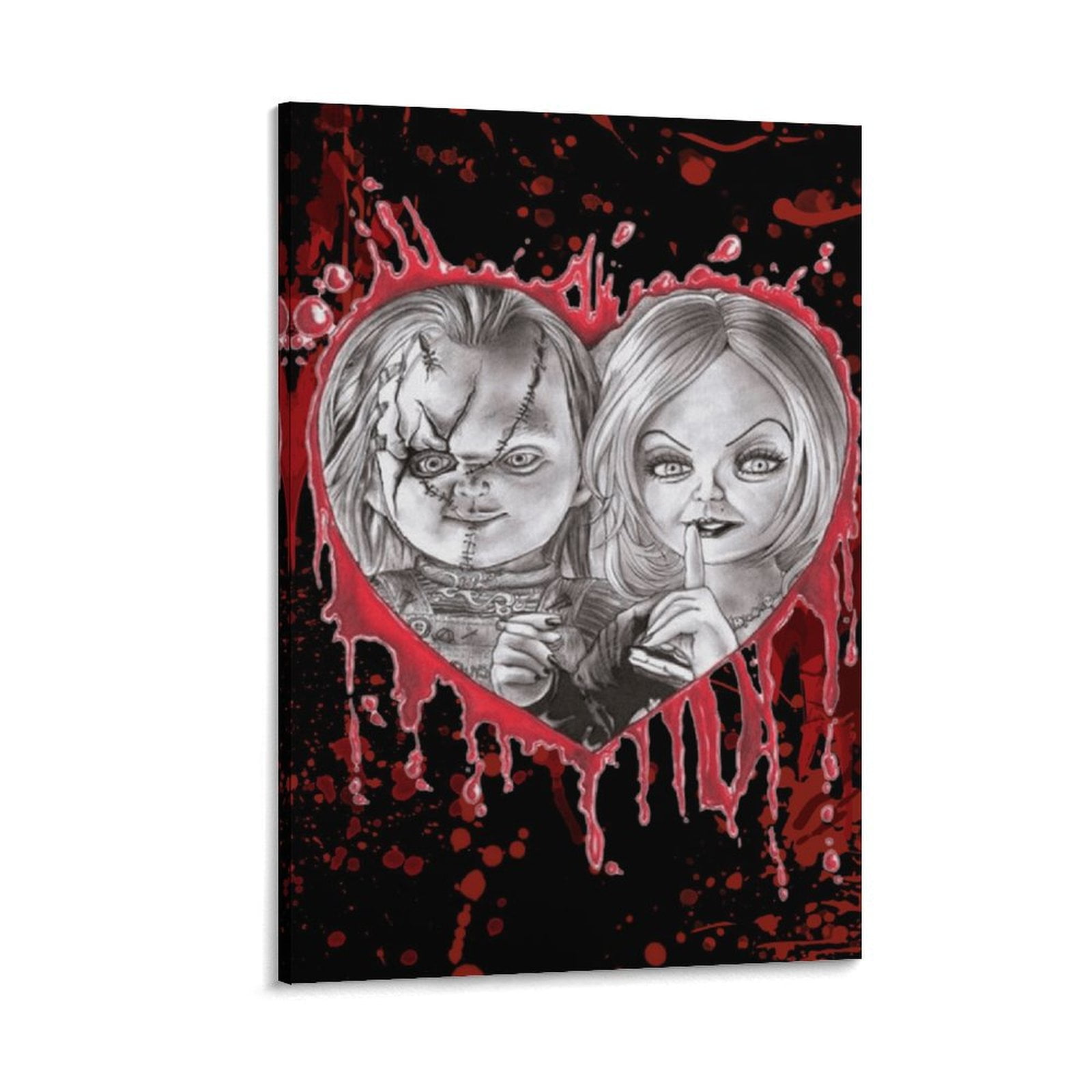 Bride of Chucky Paintings, 16x24inch Single Hanging Painting Home Decor ...