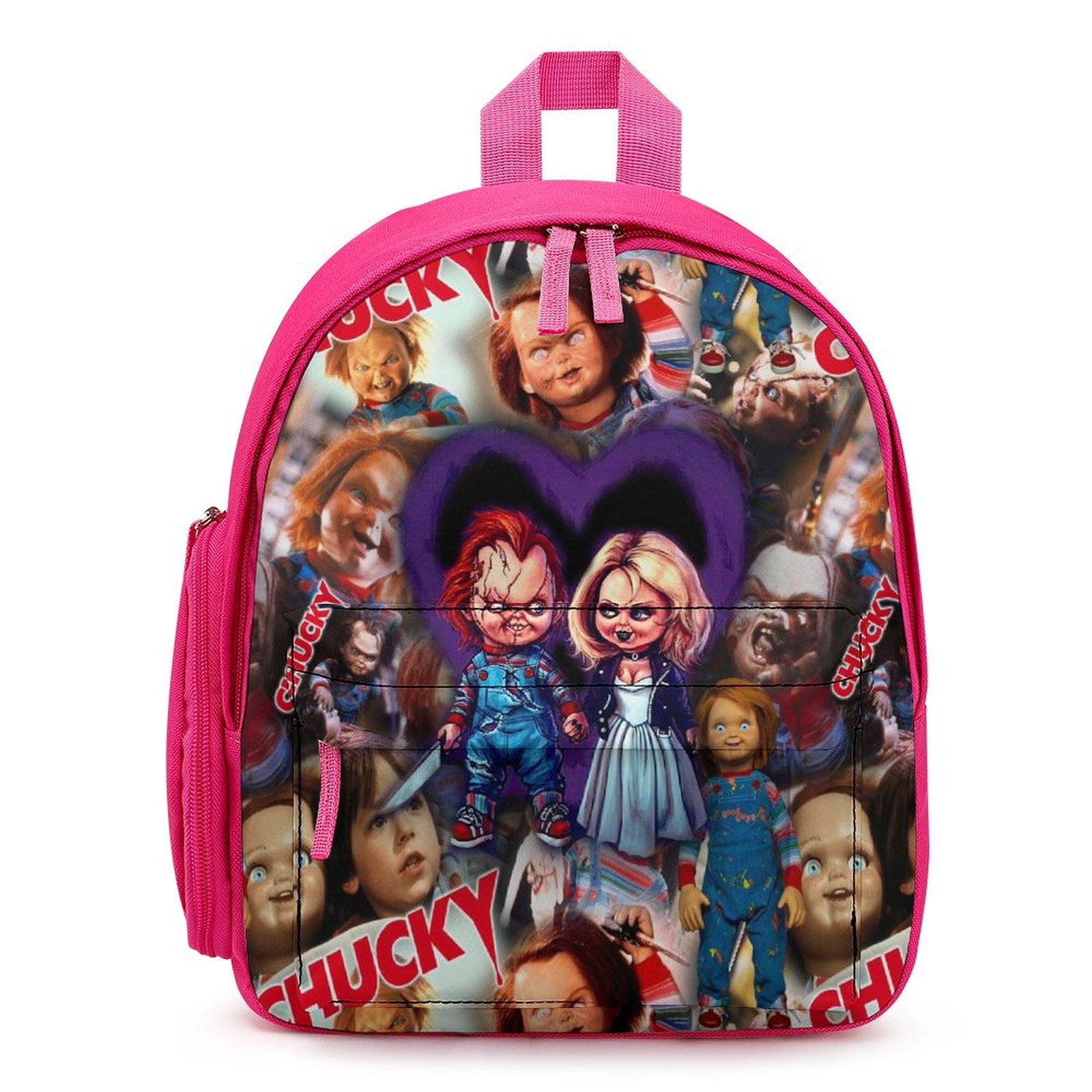 Bride of Chucky Backpack with Chest Strap Small Backpack Bookbag 12in ...
