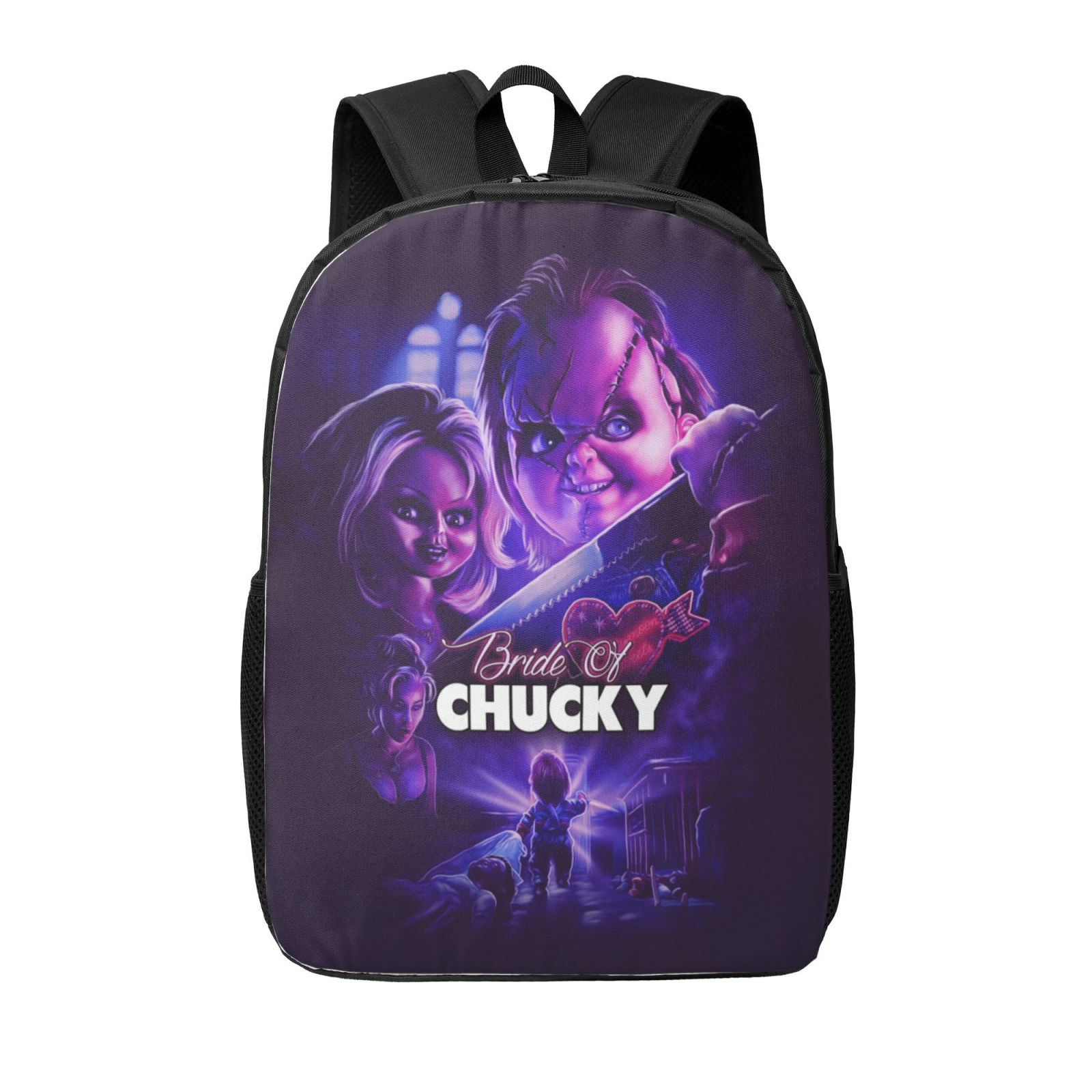 Bride of Chucky Backpack Middle Bag Cartoon Daypack Large Capacity ...