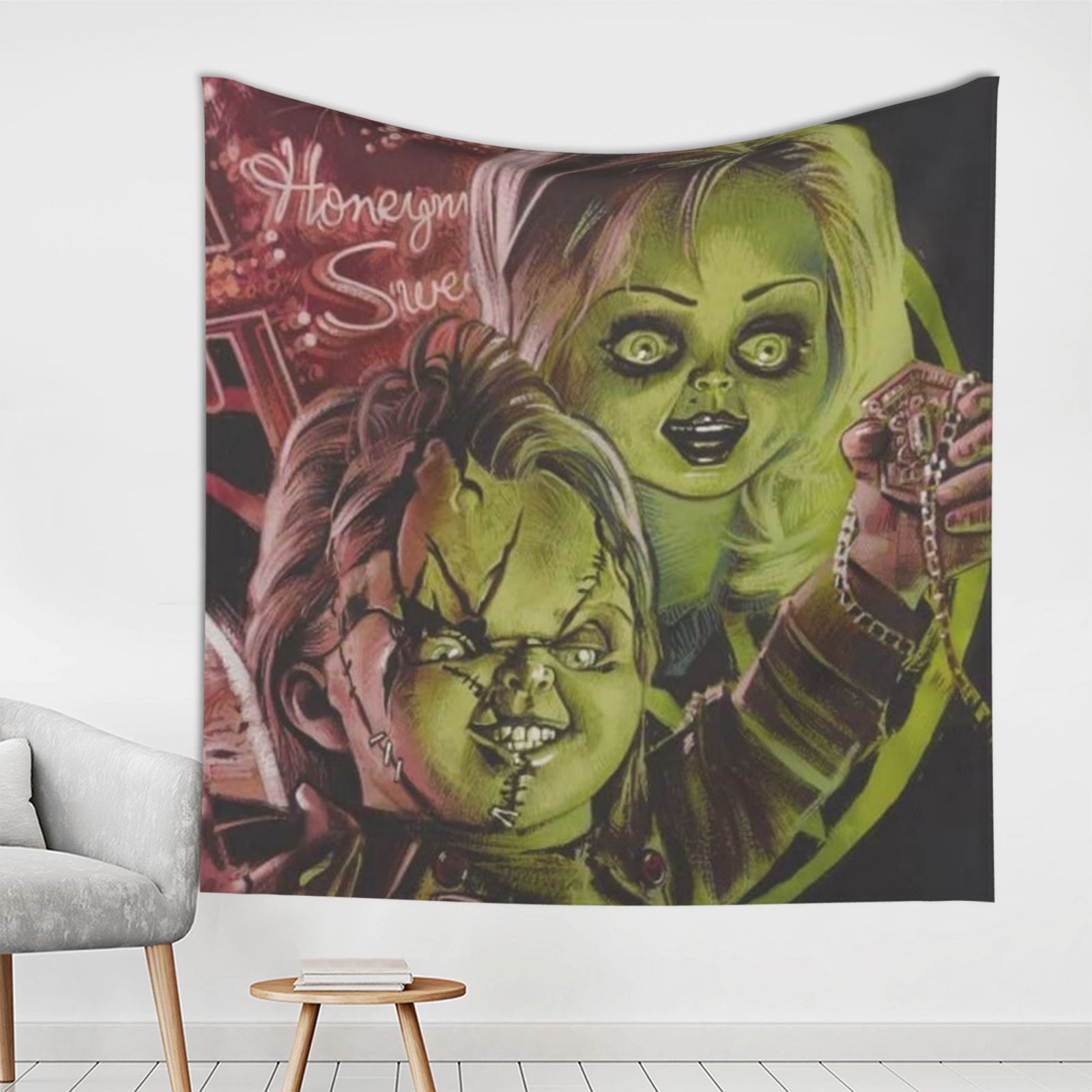 Bride of Chucky Tapestry Wall Hanging Wall Art Decor Wall Tapestry for ...