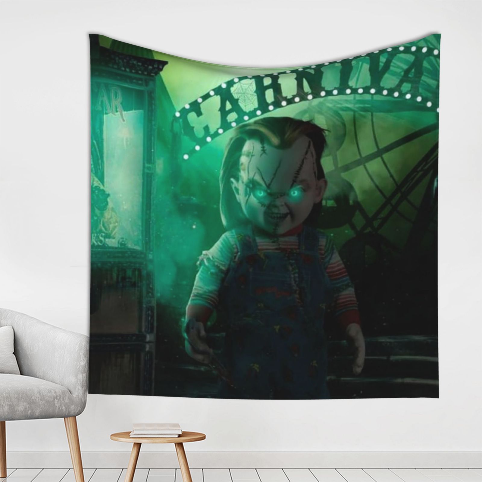 Bride of Chucky Tapestry Wall Hanging Wall Art Decor Wall Tapestry for ...