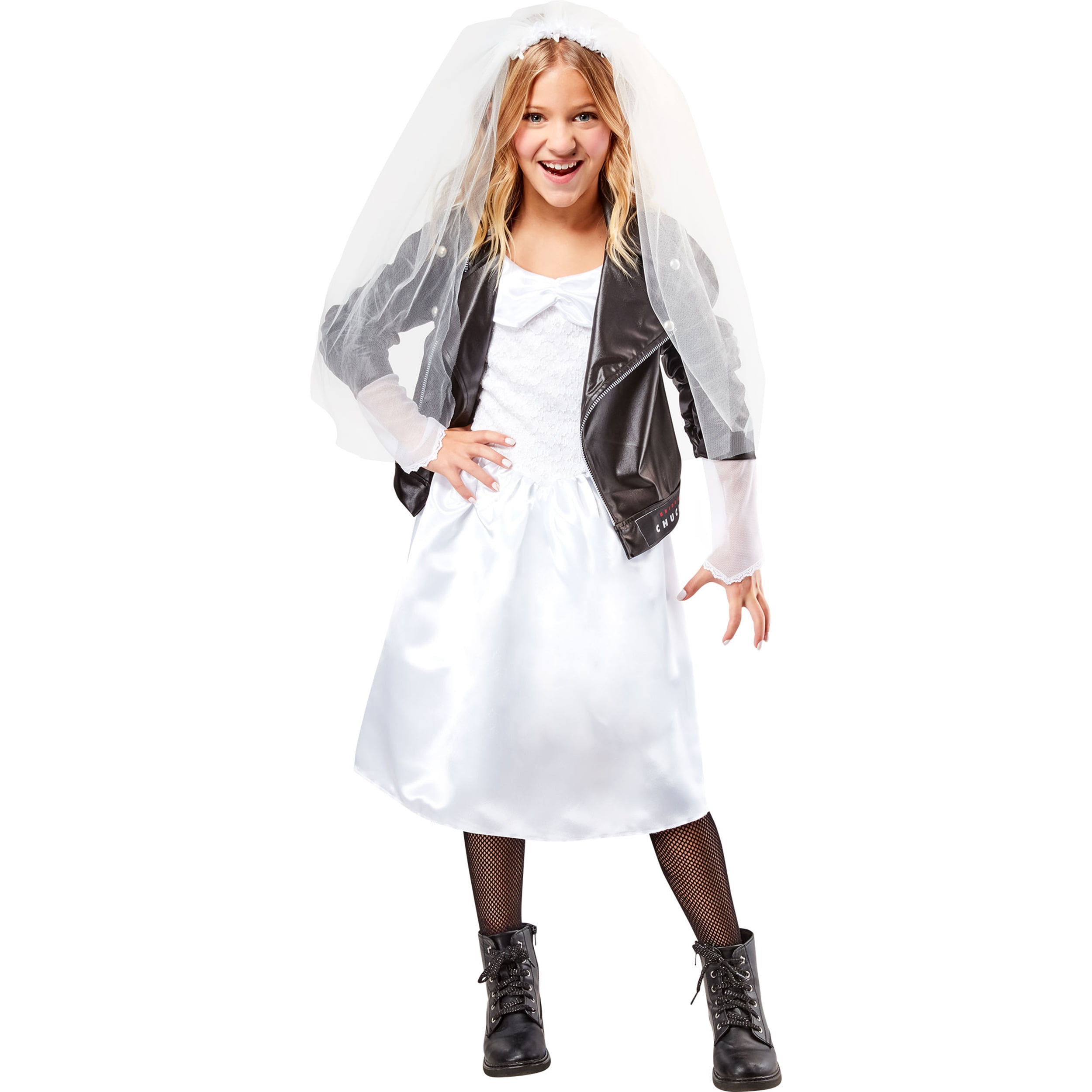 Bride of Chucky Tiffany Costume for Kids by Rubies, Girls Large ...