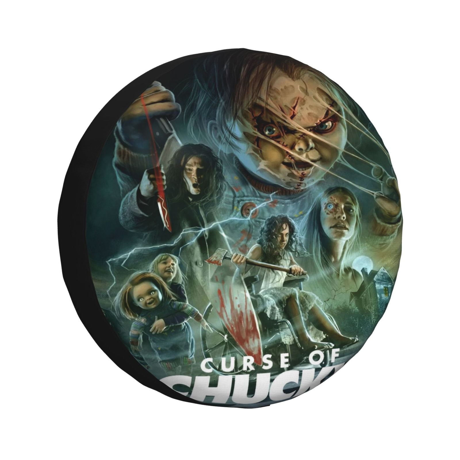 Bride of Chucky Tire Cover Weatherproof Universal Wheel Protectors ...