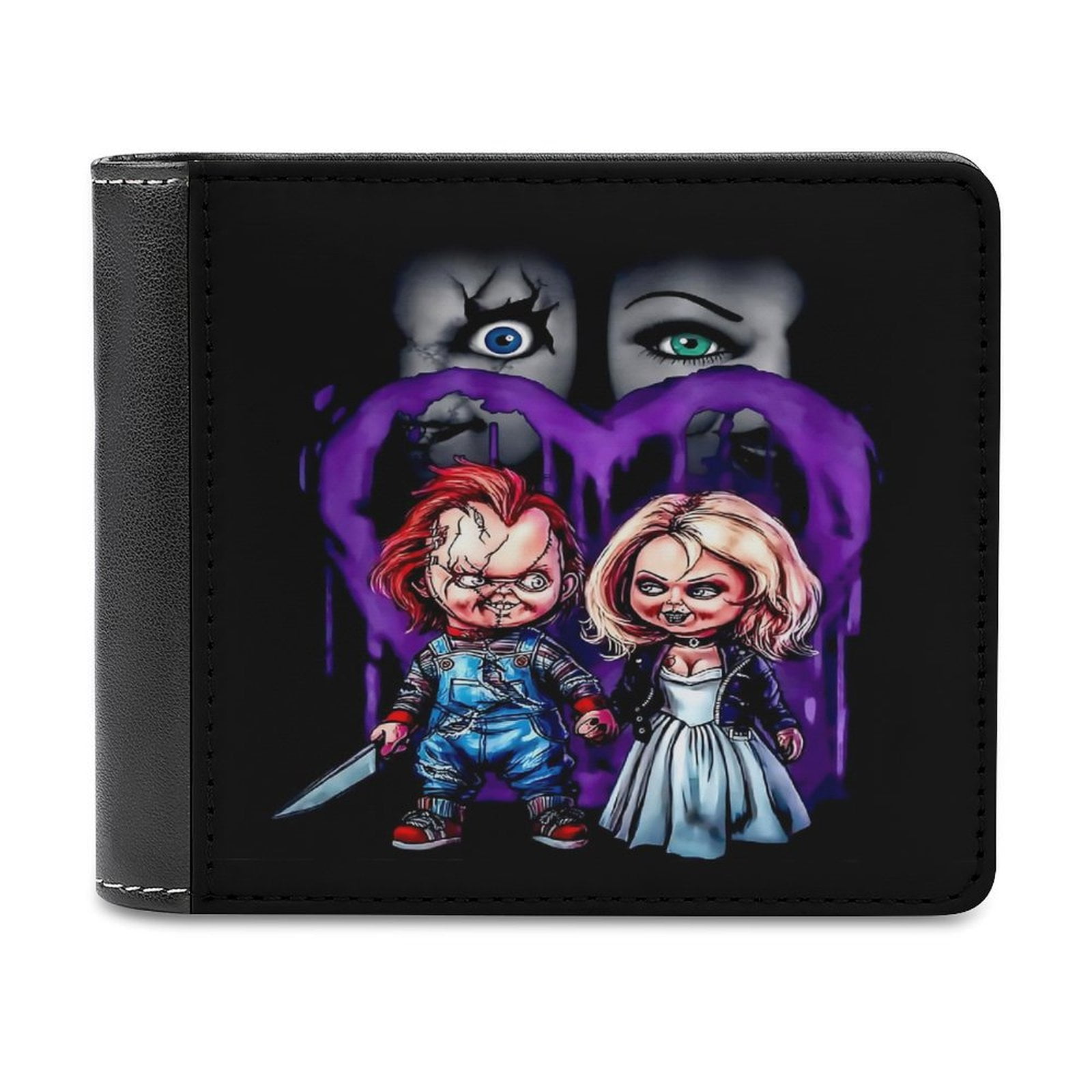Bride of Chucky Wallet Billfold Card Holder Bifold Wallet Purse PU ...
