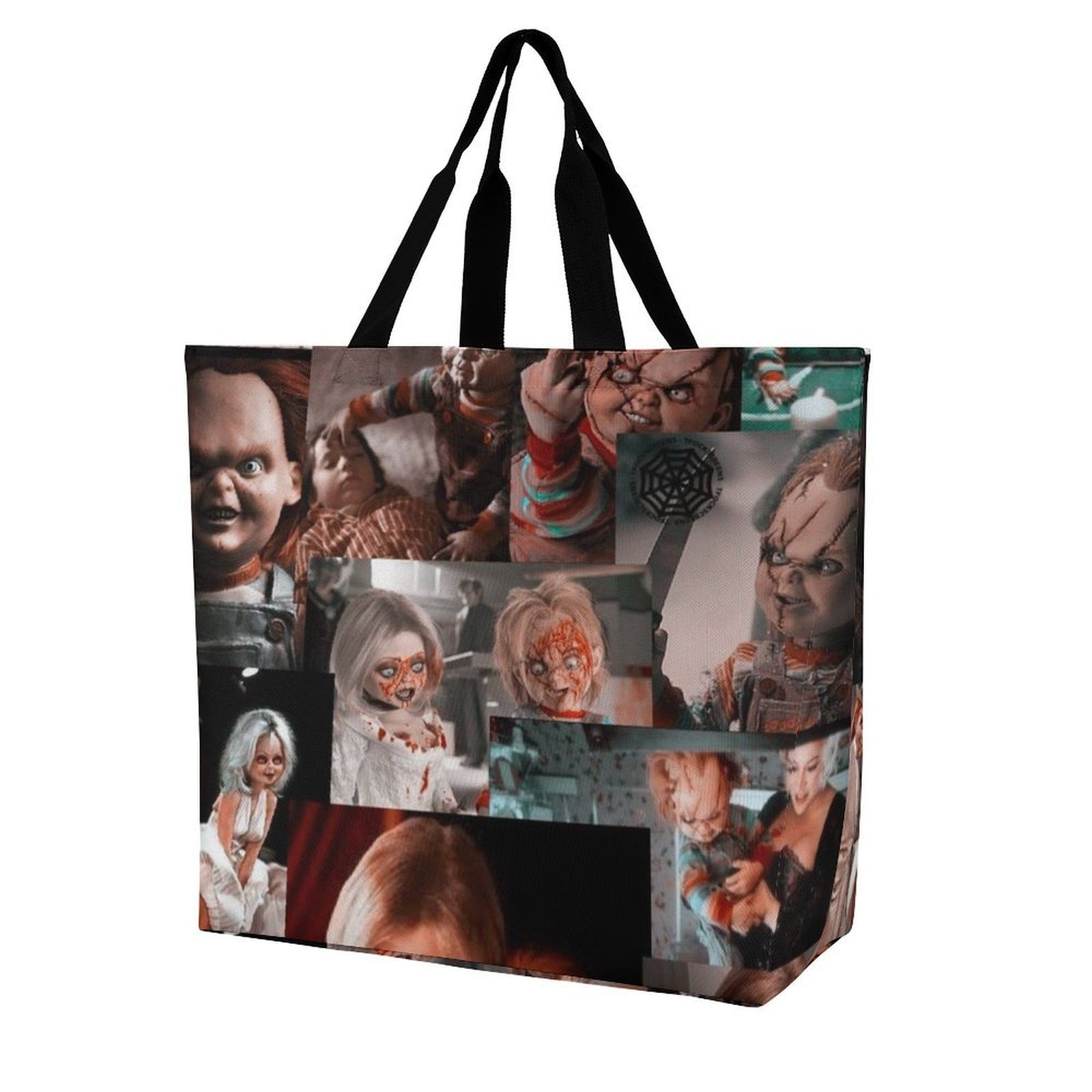 Bride of Chucky Women Tote Bags Lightweight One Shoulder Shopping Bag ...