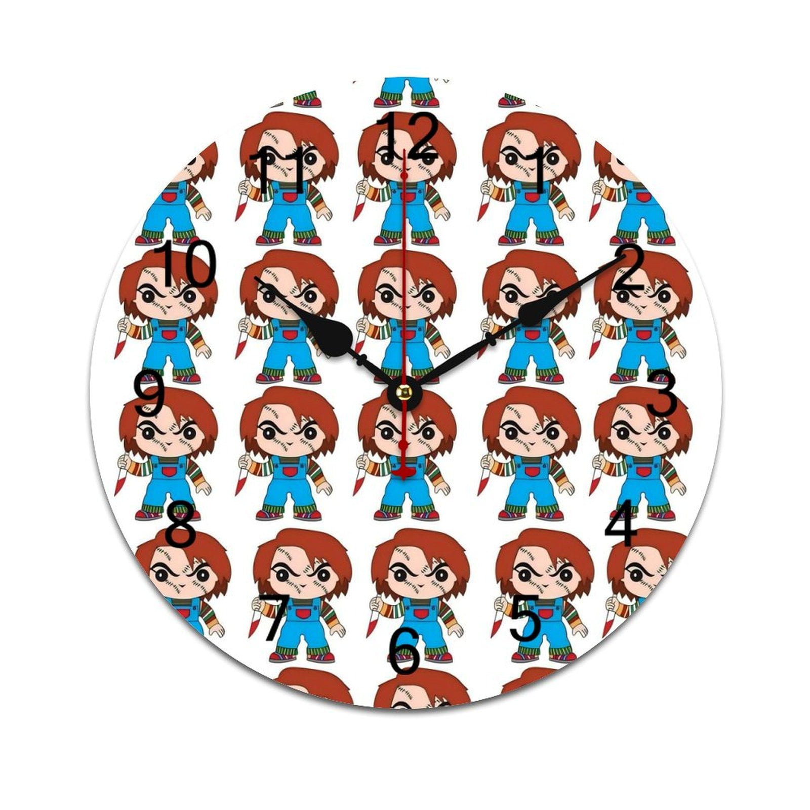 Bride of Chucky wall clocks battery operated decorative 30cm/11.8in ...