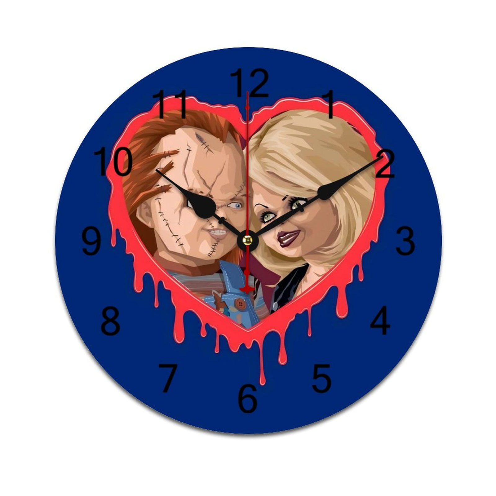 Bride of Chucky wall clocks battery operated decorative 34cm/13.39in ...