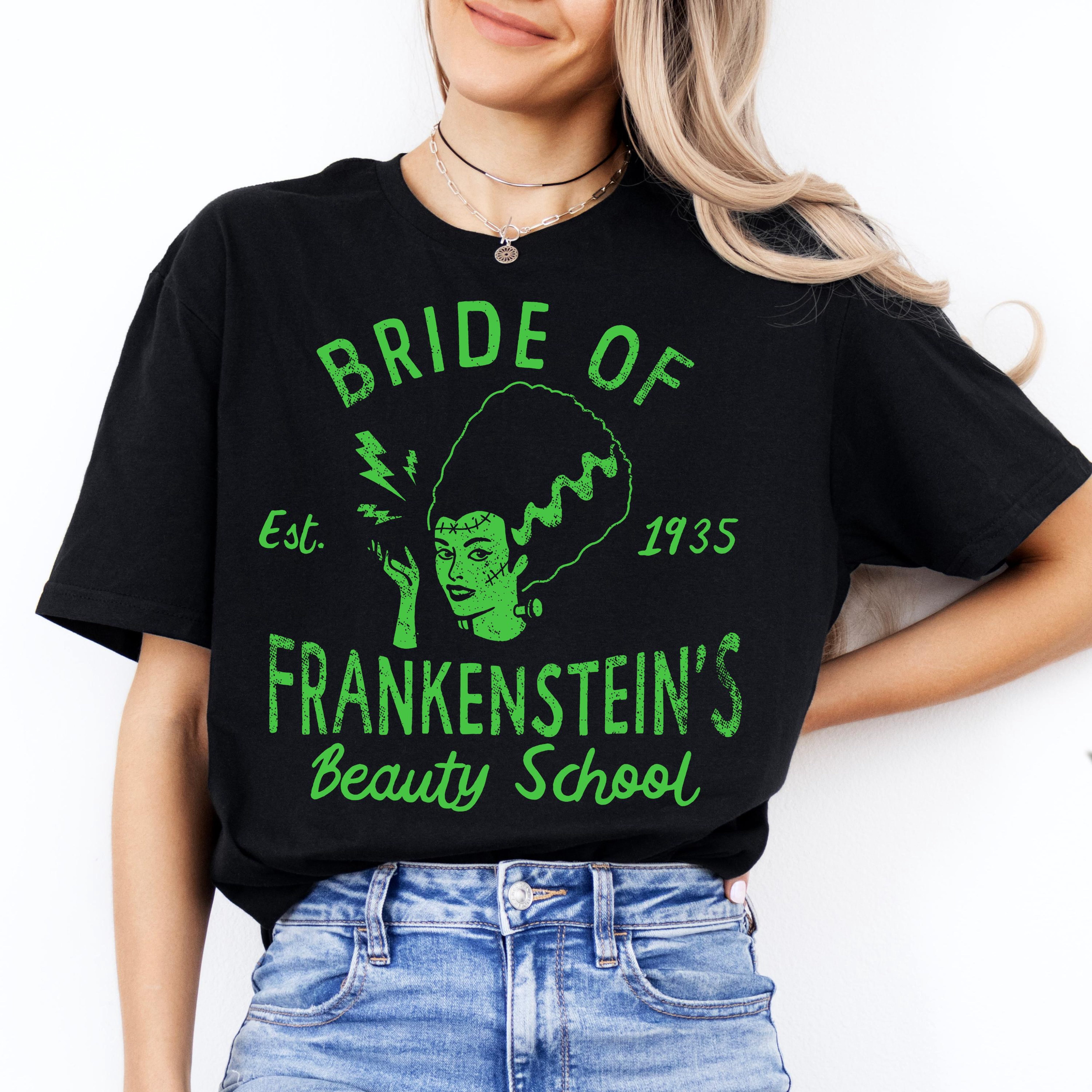 Bride of Frankenstein Beauty School Tee, Comfort Colors, Classic ...