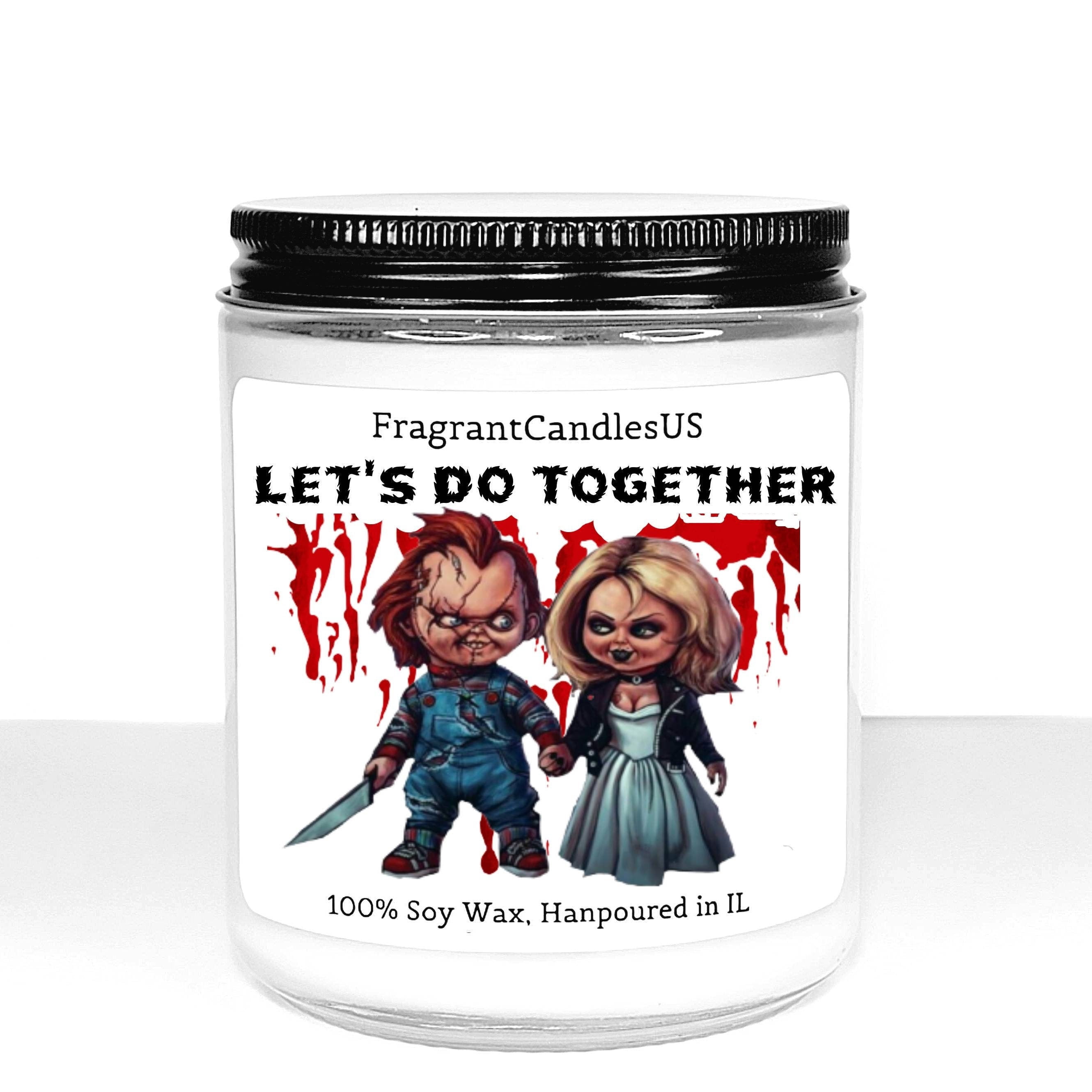 Bride of chucky, chucky candle, chucky, halloween candles, halloween ...