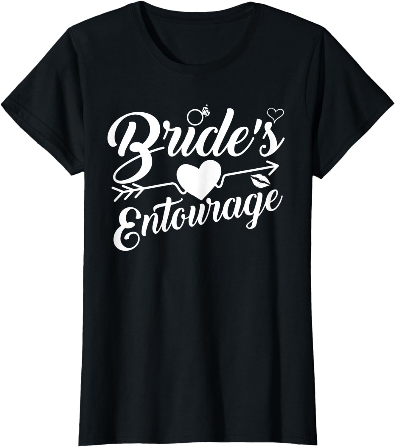 Bride's Entourage T-Shirt, Wedding & Bridal Bridesmaids - Walmart.com
