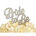 Bride to Be Rhinestone Cake Topper, Gold - Walmart.com