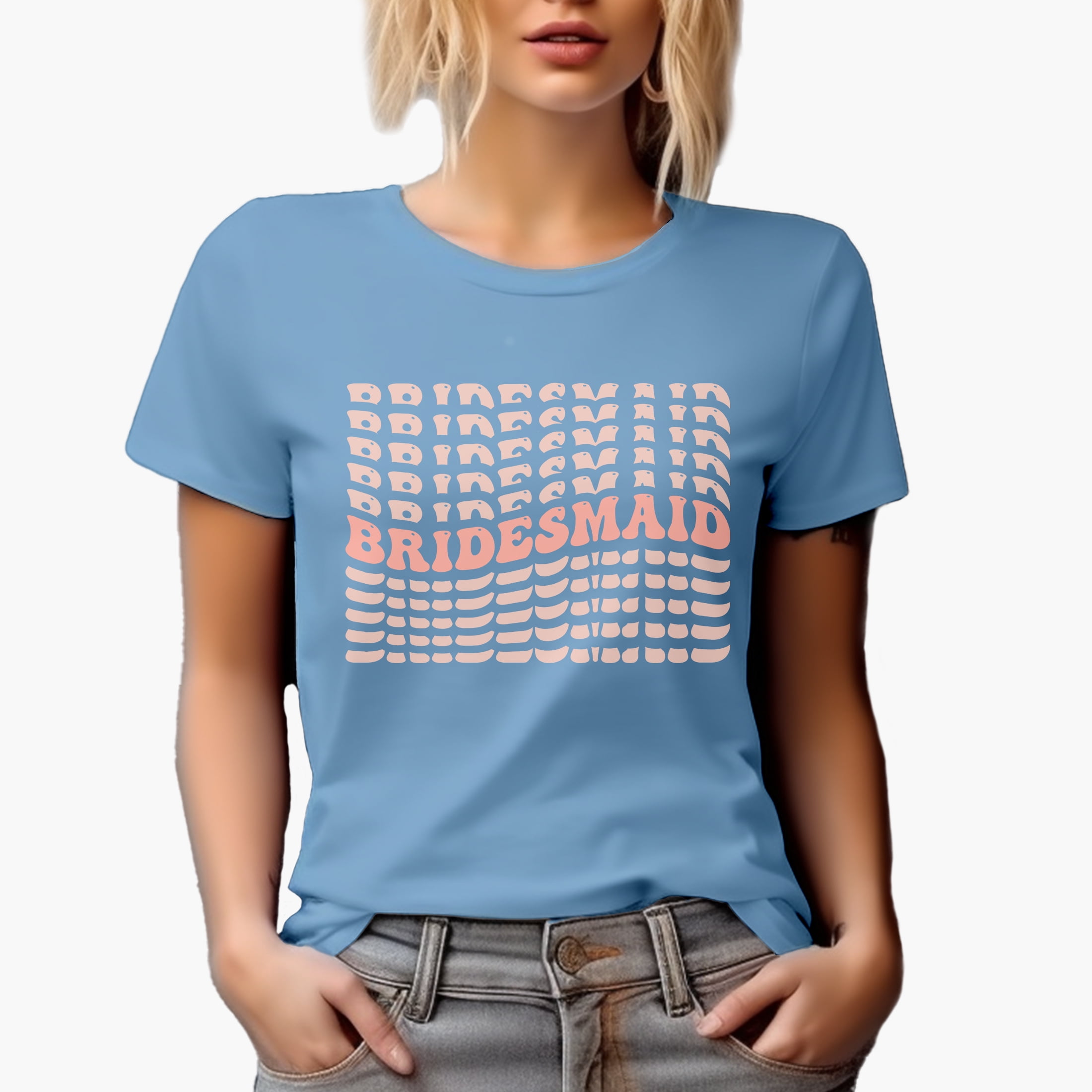 Bridesmaid, Bridal Shower, Wedding or Marriage Themed, Groovy Retro ...