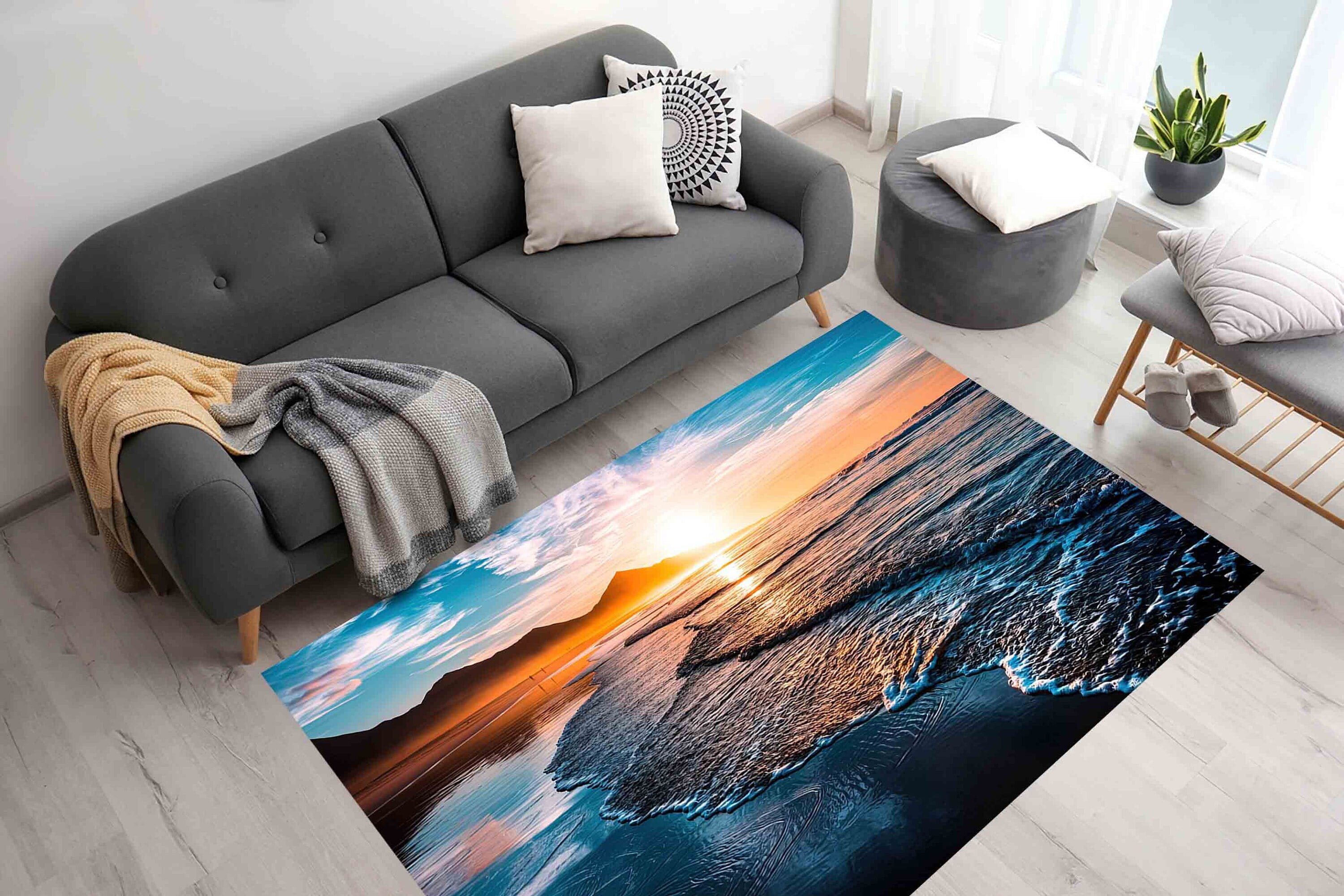 Bridesmaid Gift Rug, Farmhouse Rus, Landscape Rugs 3D Printed Rug ...