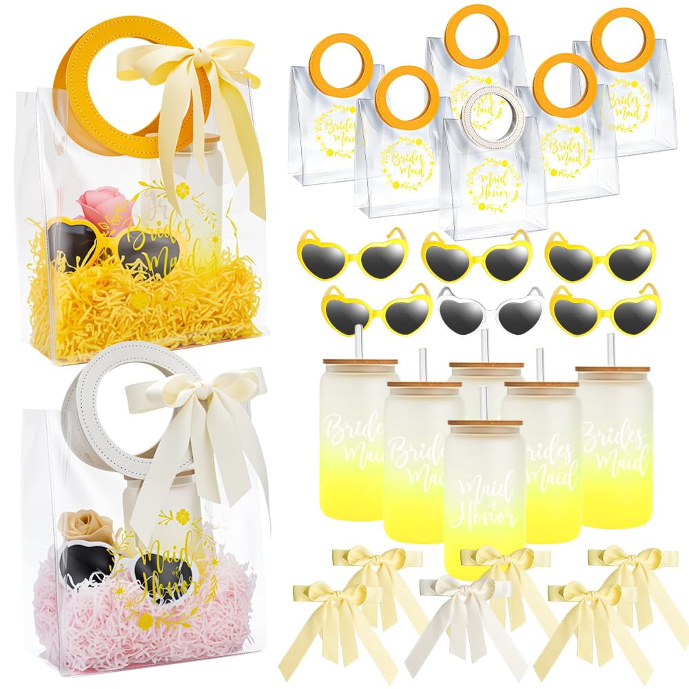Bridesmaid Proposal Gift Set – 24 Pcs Bridal Party Favors for Maid of ...
