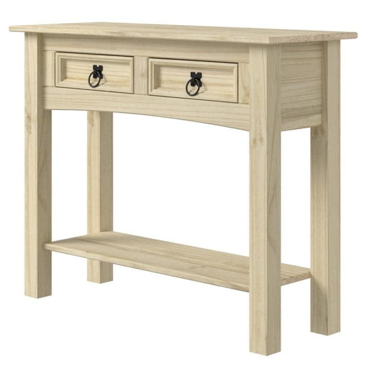 Bridge Brazil Wood Hall Table Console 2 Drawers Corona | Furniture Dash ...