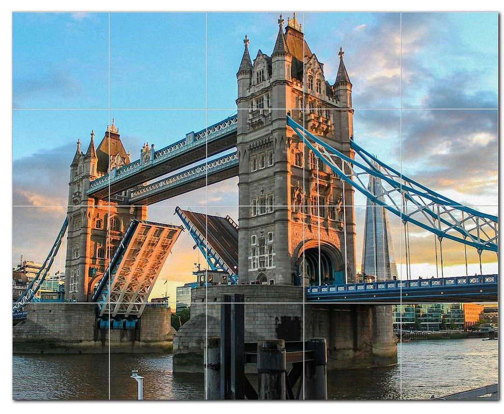 Bridge Ceramic Tile Mural Kitchen Backsplash Bathroom Shower, 400303 ...