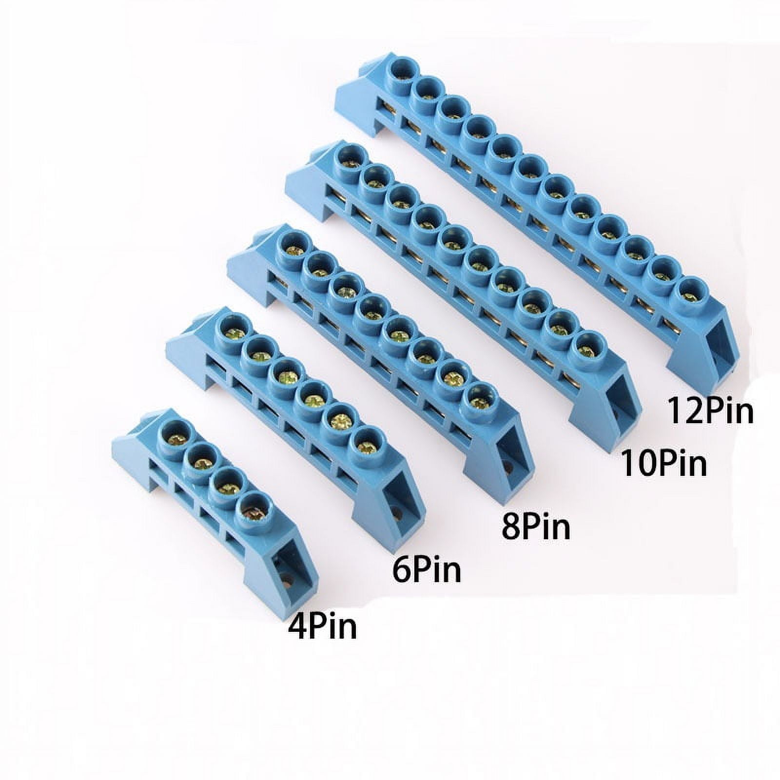 Bridge Design Zero Line Terminal Block Connector Blue Green 4-12Pin ...