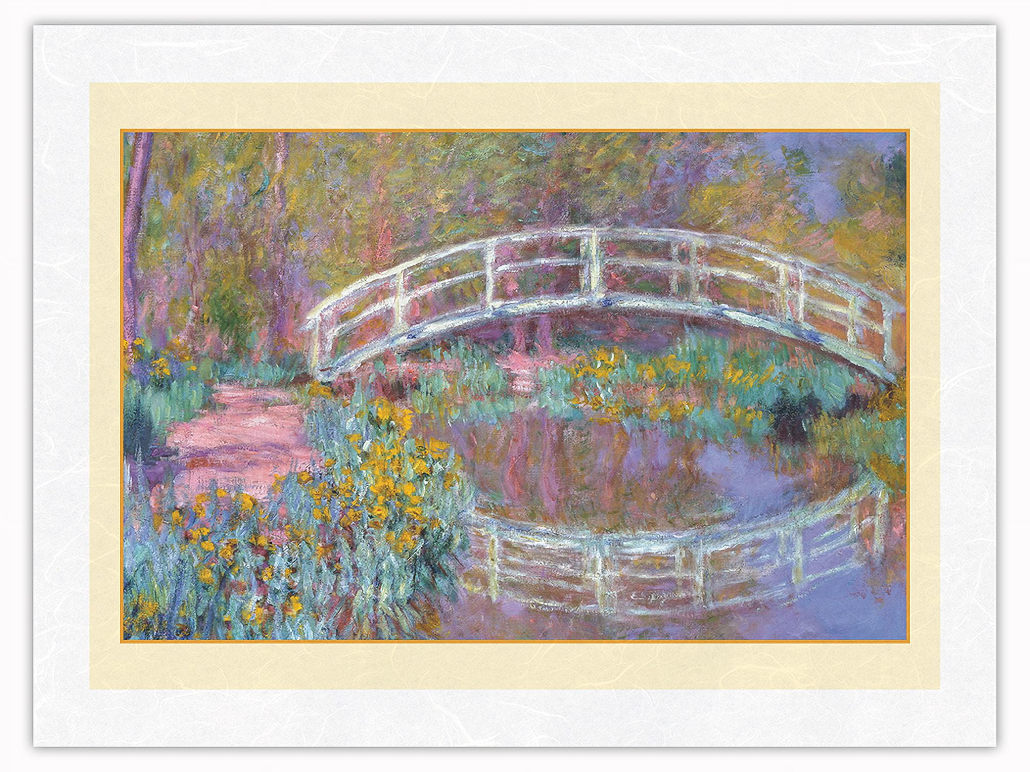 Bridge In The Garden (Pont Dans Le Jardin) - From an Original Color ...