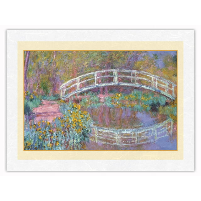 Bridge In The Garden (Pont Dans Le Jardin) - From an Original Color ...