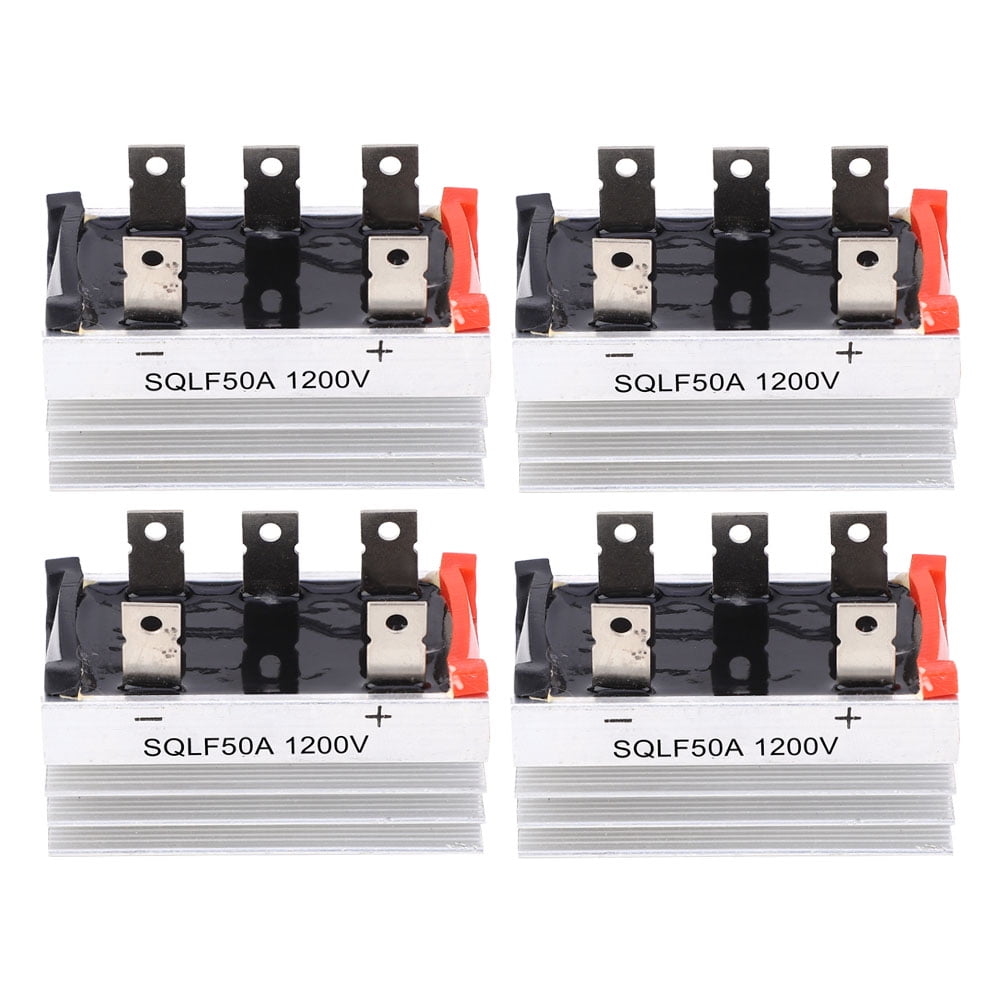Bridge Rectifier,4 Pcs SQLF50A 1200V 3-Phase Rectification Module with ...