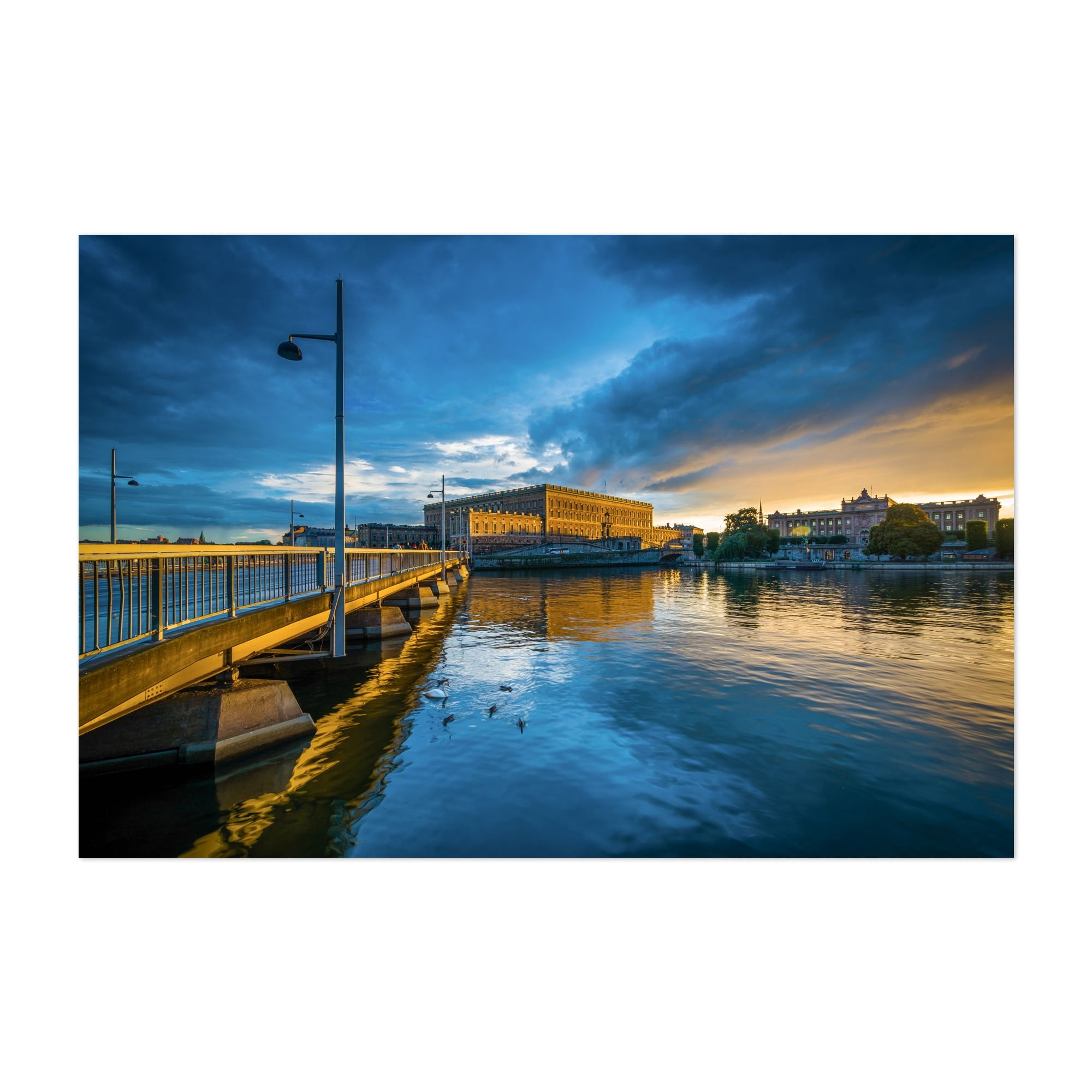 Bridge on Strömbron - Stockholm Sweden Photography Unframed Wall Art ...