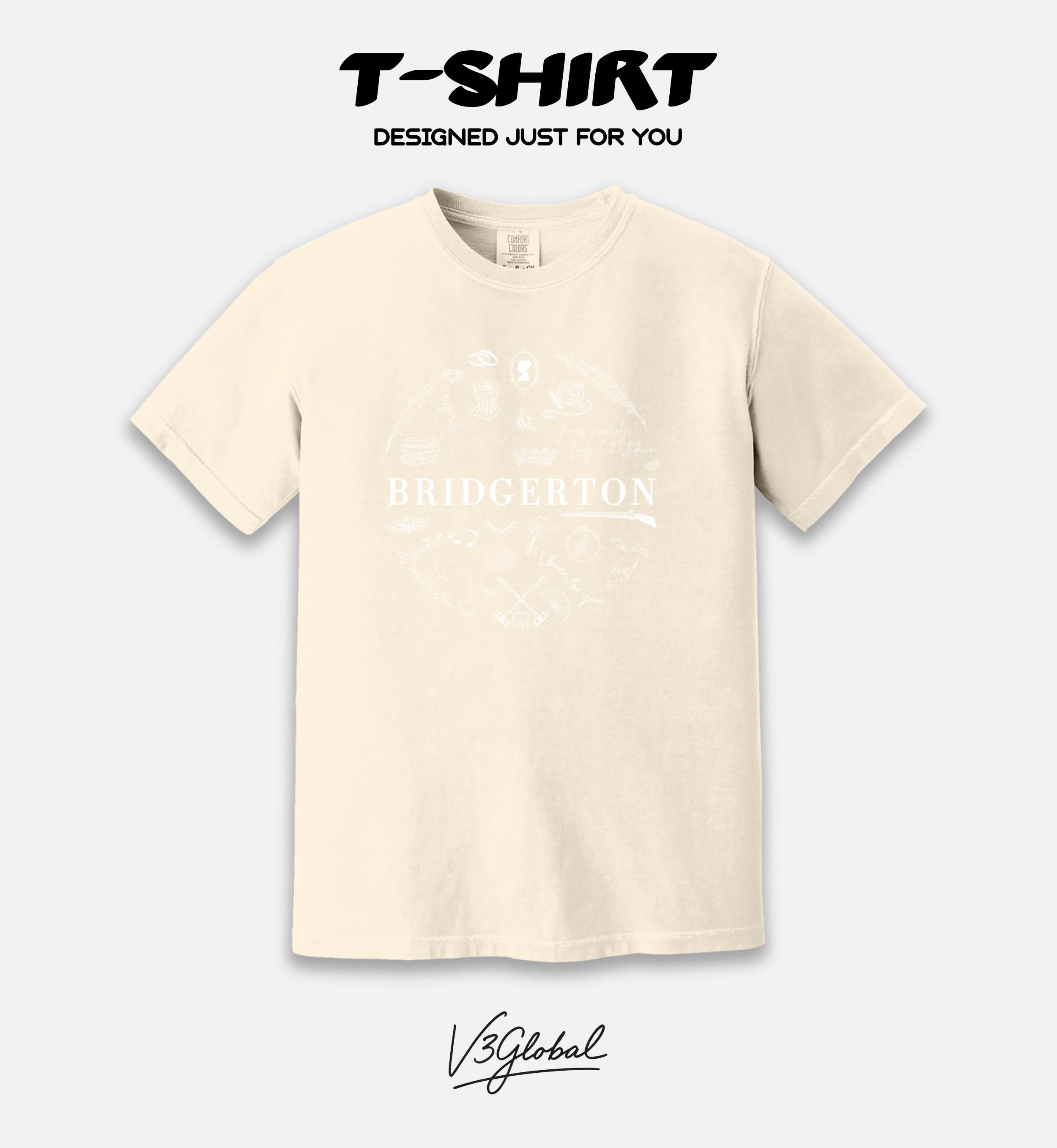 Bridgerton Collage Netflix Series Regency Comfort Color T-Shirt Merch ...