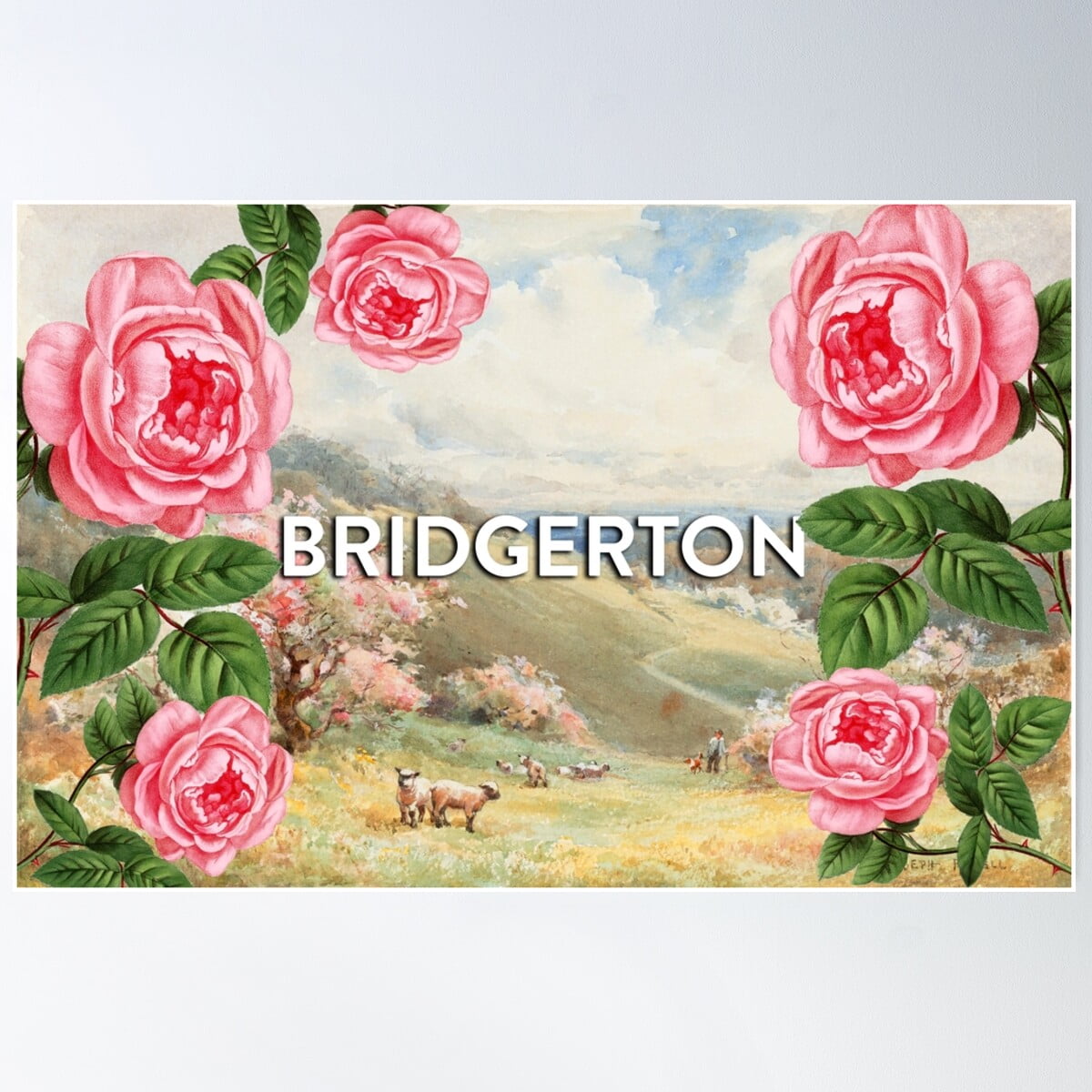 Bridgerton Cottagecore Poster Wall Art, Modern Wall Decor For Living ...