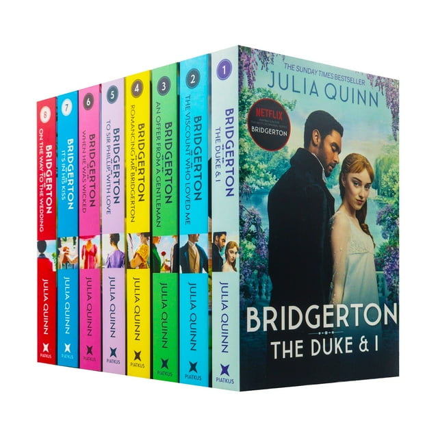 Bridgerton Family Book Series Complete Books 1 - 8 Collection Set by ...
