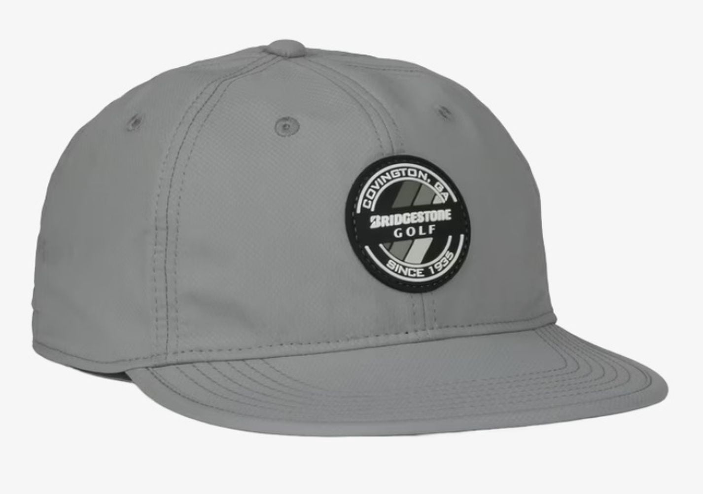 Bridgestone 6-Panel Crusher Hat (Gray, Adjustable) Golf Cap 2025 NEW ...