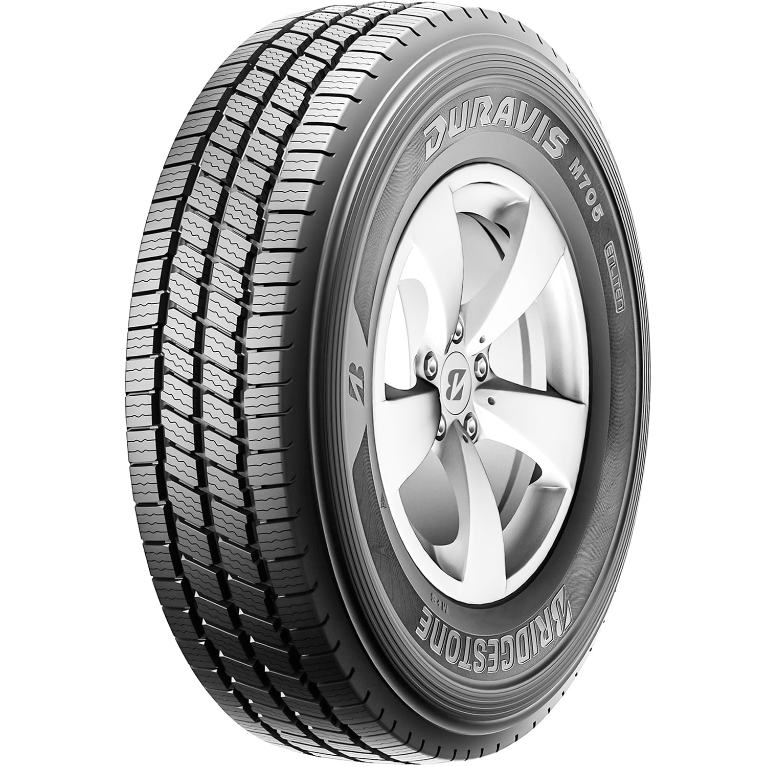 Bridgestone Duravis M705 LT245/75R17 121/118R E 10 Ply Light Truck Tire ...