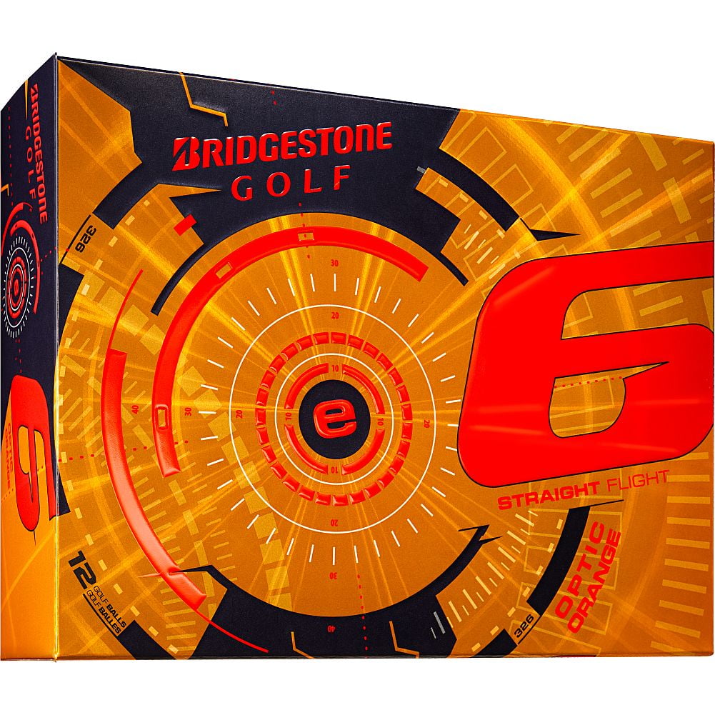 Bridgestone Golf 2015 e6 Golf Balls, Orange, Prior Generation - Walmart.com