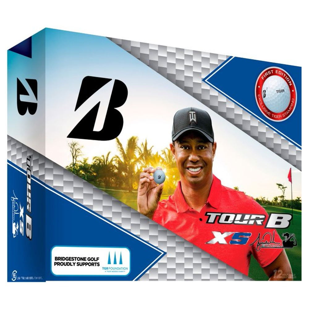 Bridgestone Golf Tour B XS Tiger Woods Special Edition Pro Golf Balls, 12 Pack - Walmart.com