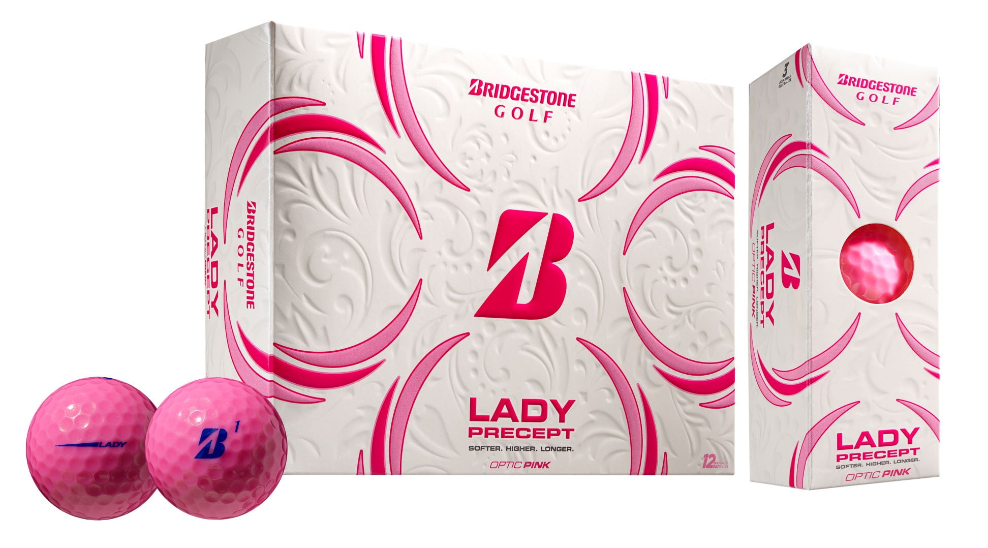 Bridgestone Lady Precept Pink Golf Ball - Dozen - Walmart.com
