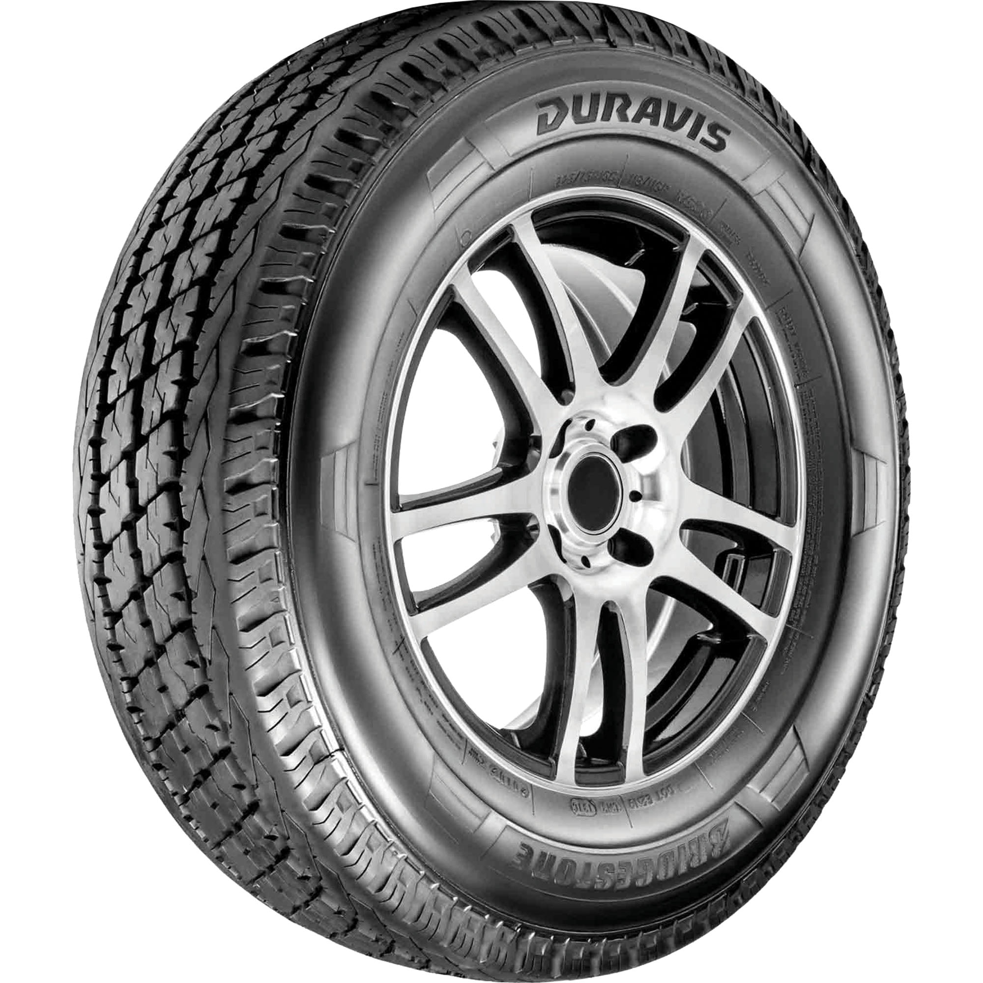 Bridgestone R630 Commercial Van 195/70R15C 104/102R D Light Truck Tire ...