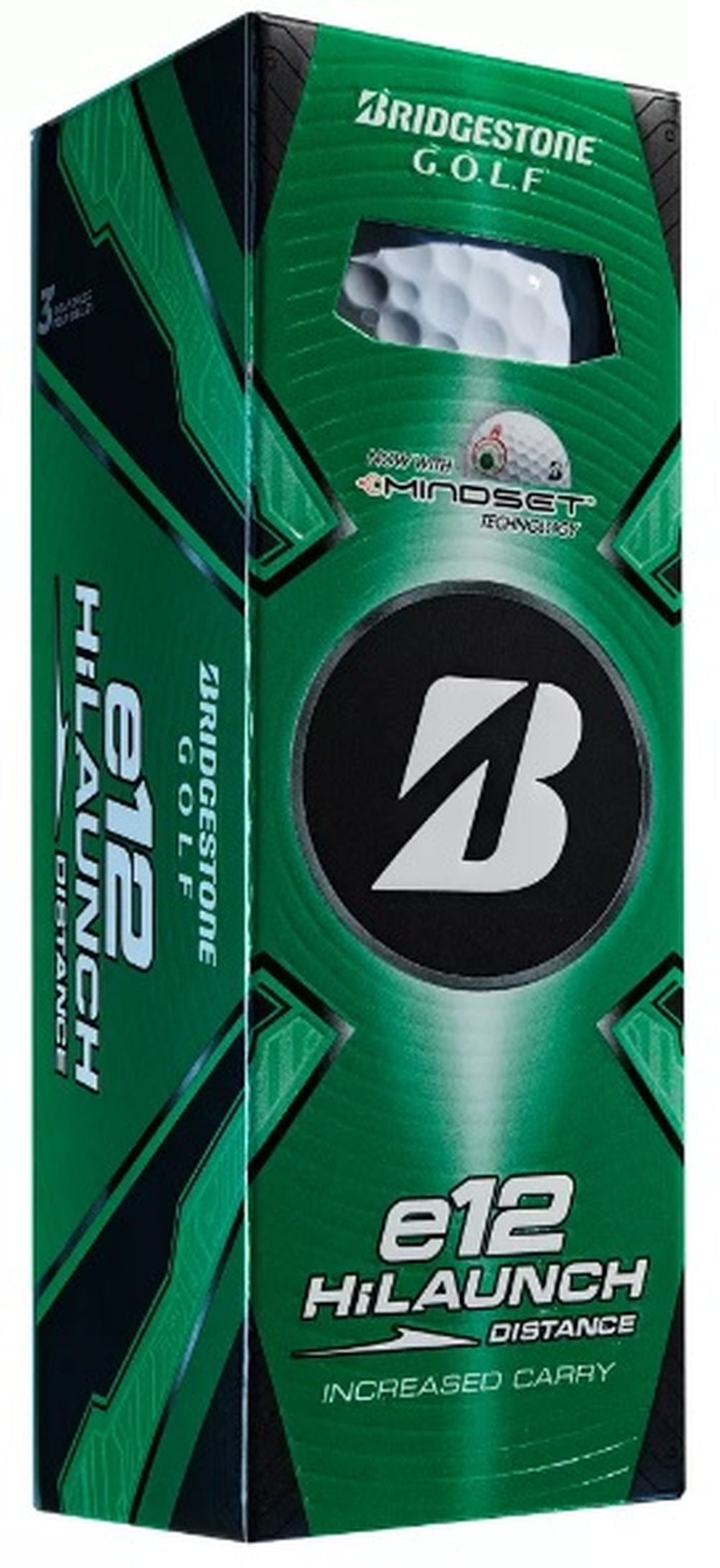 Bridgestone e12 HiLaunch Distance Golf Balls (White, 3pk) 1 Sleeve 2025 NEW - Walmart.com