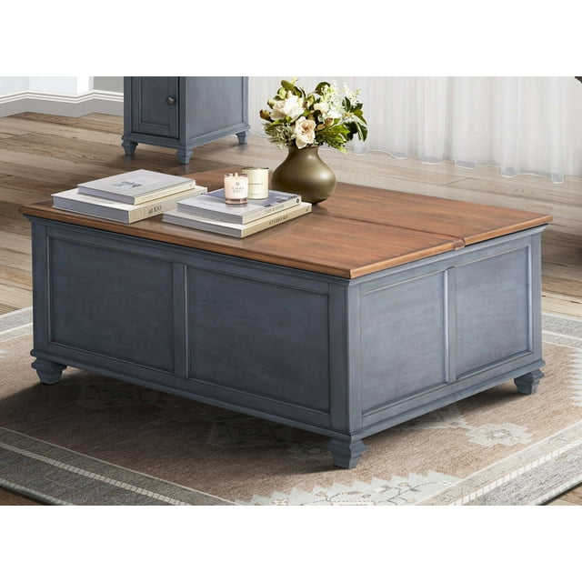 Bridgevine Home Americana 40 inch Lift-Top Coffee Table, No Assembly ...