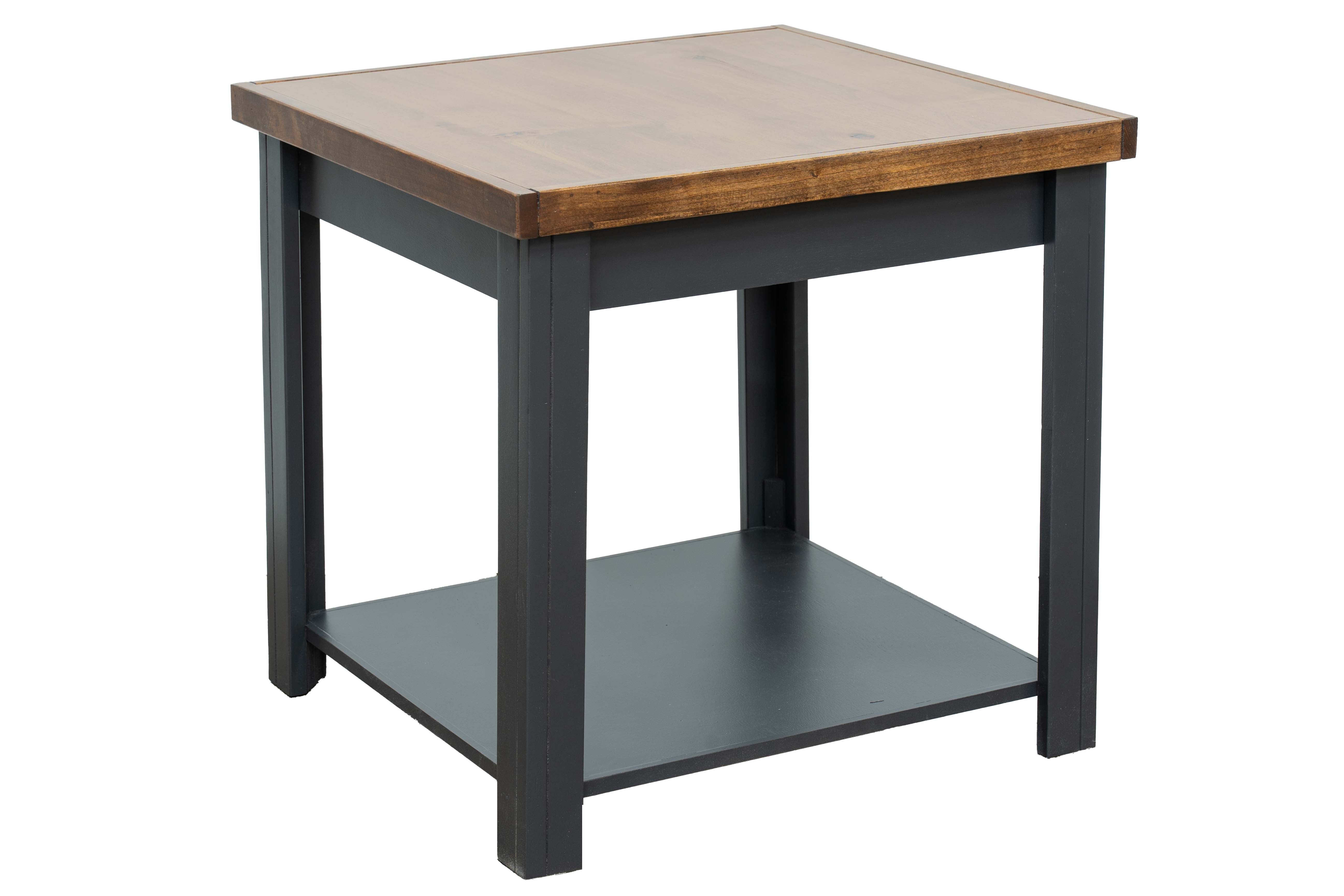 Bridgevine Home Essex 24 inch Side Table, No Assembly Required, Black ...