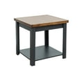 Bridgevine Home Essex 24 inch Side Table, No Assembly Required, Black ...