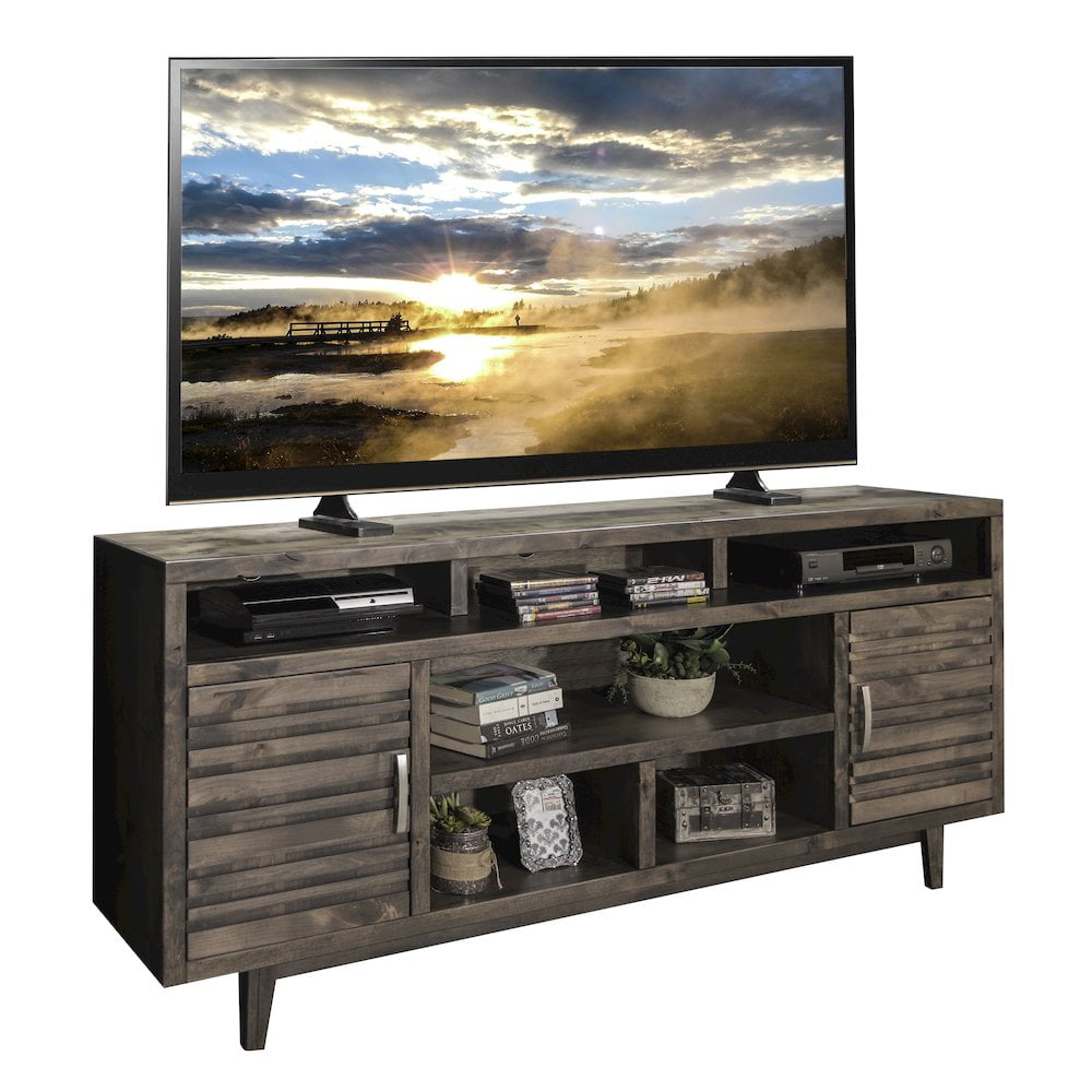 Bridgevine Home Avondale 76 Inch TV Stand Console for TVs up to 90 ...