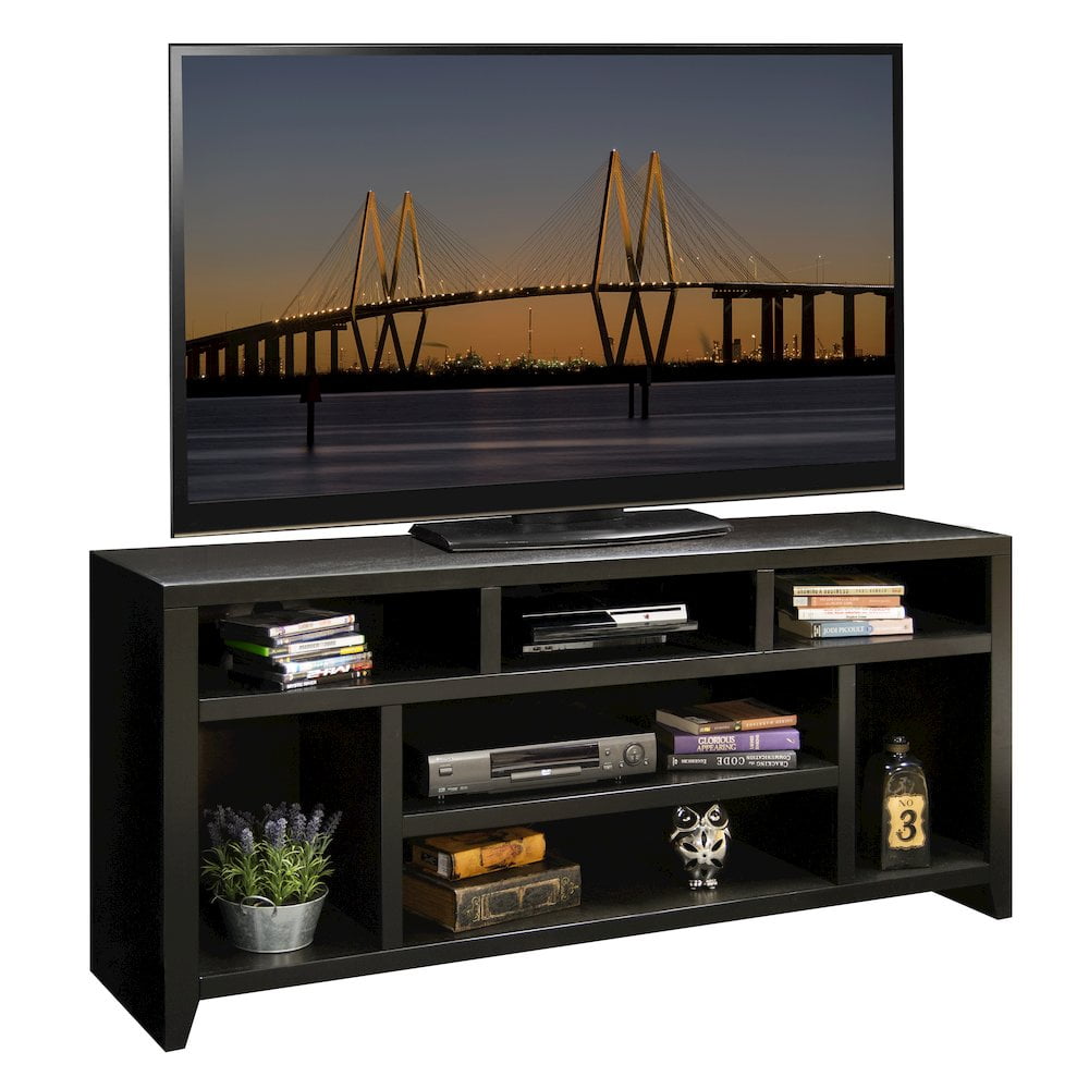 Bridgevine Home Urban Loft 66 inch TV Stand Console for TVs up to 80 ...