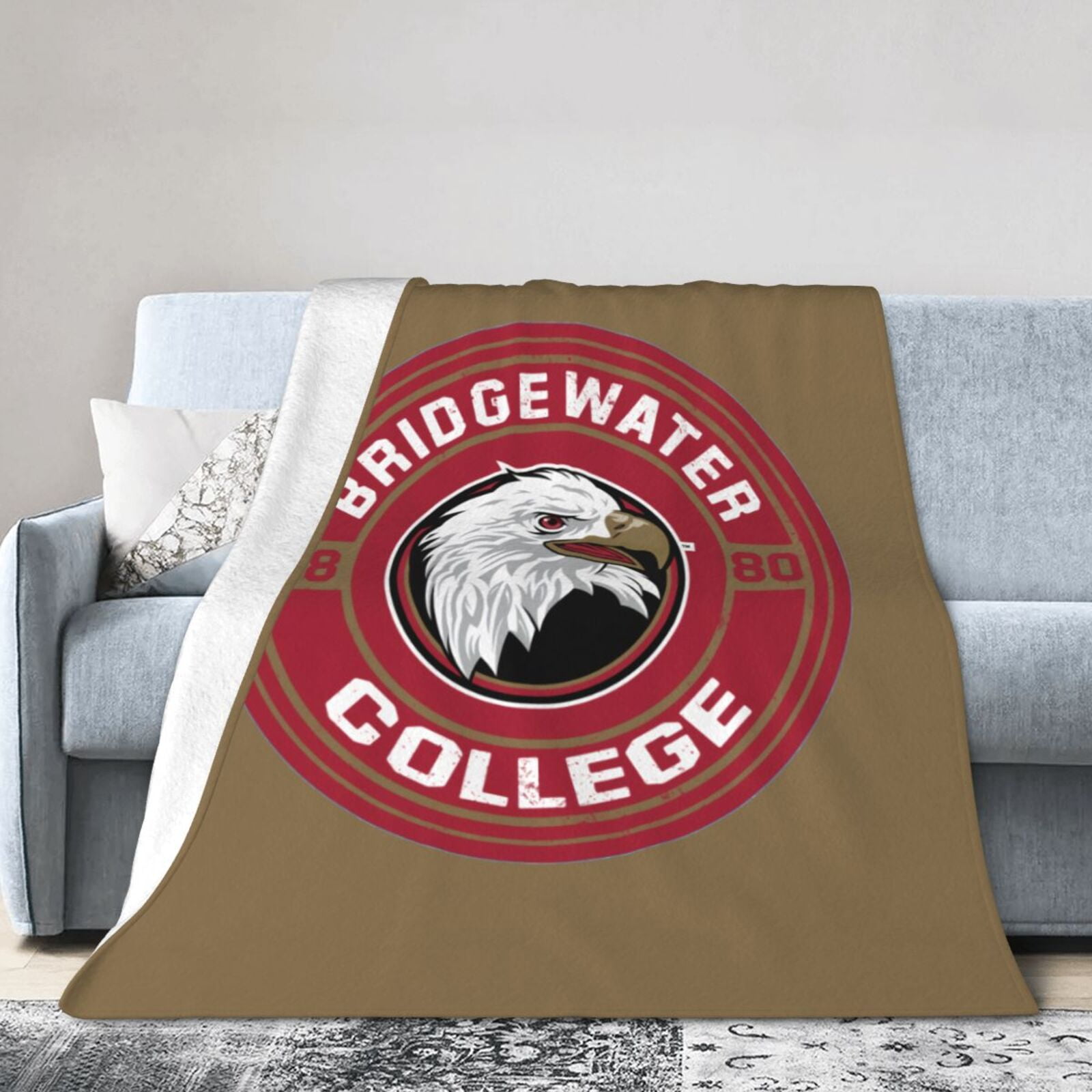 Bridgewater College Logo Ultra-Soft Micro Fleece Blanket Multi-Size ...