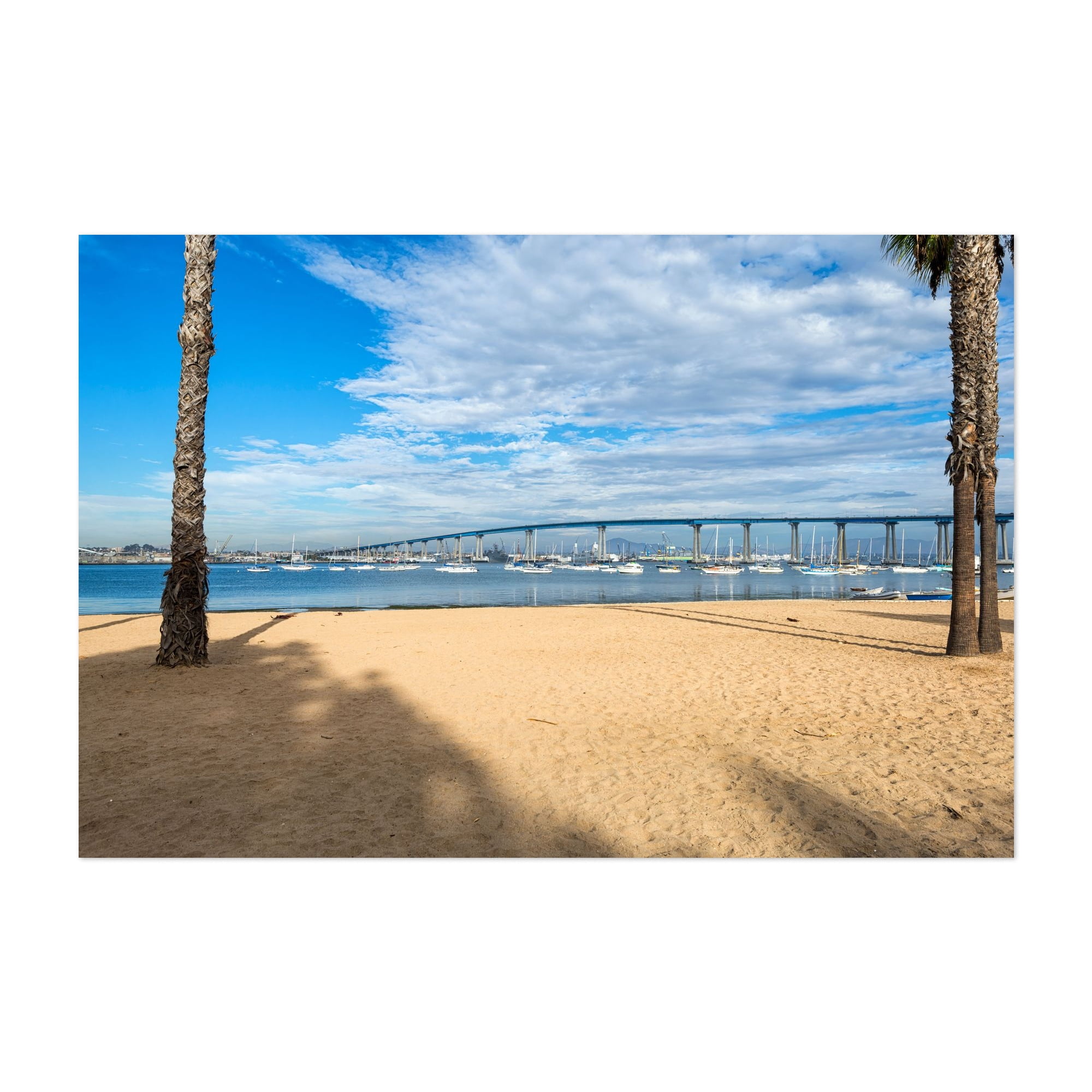 Bridging Tranquility - Coronado California Photography Beach Palm Tree ...