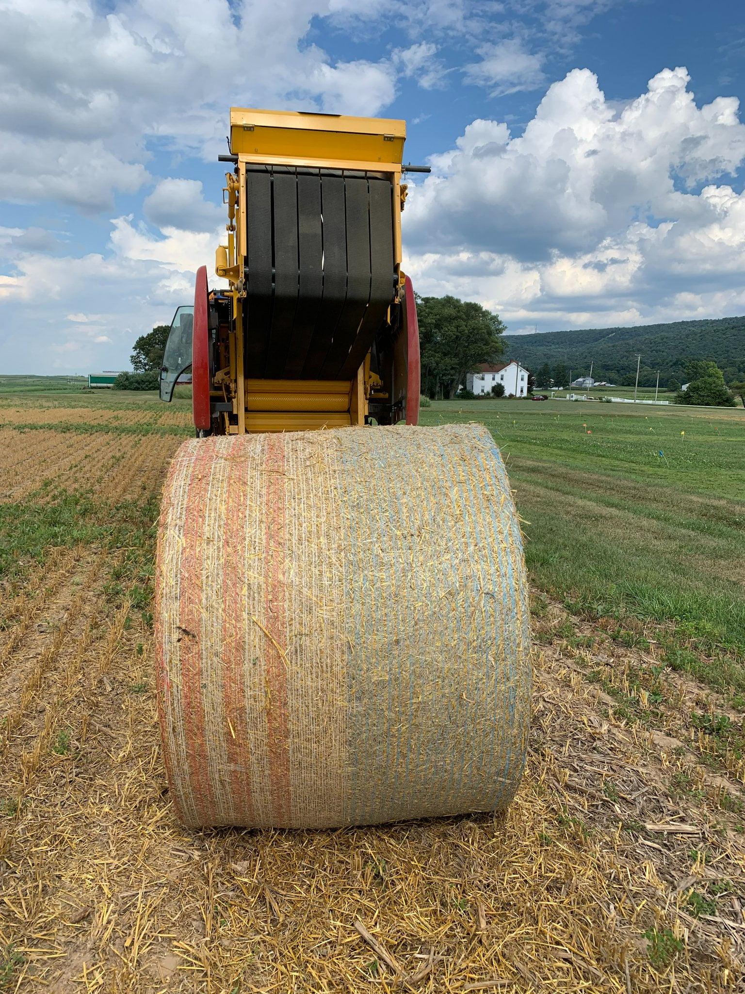 Bridon USA Hay Baling Net Wrap, 64" x 7000' American Flag Bale Net Wrap ...