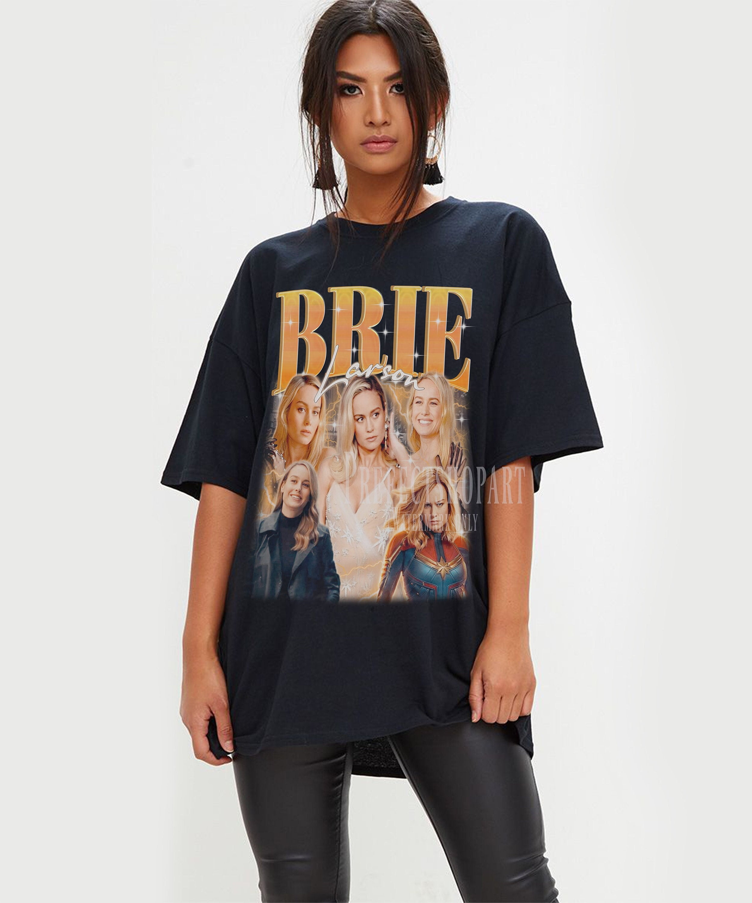 Brie Larson Vintage Shirt Brie Larson Homage Tshirt Brie Larson Fan ...