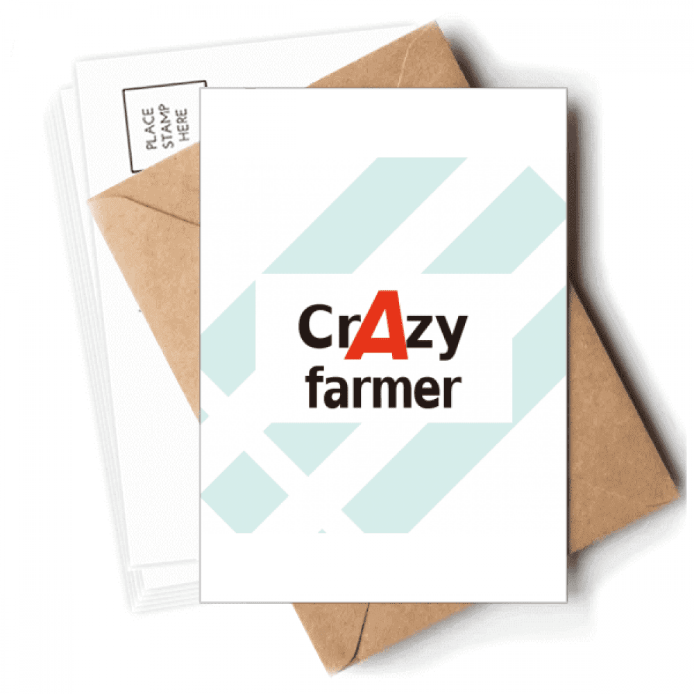 Brief Best Cool Farmer Husbandman Tiller Postcards Envelopes Blank Note ...